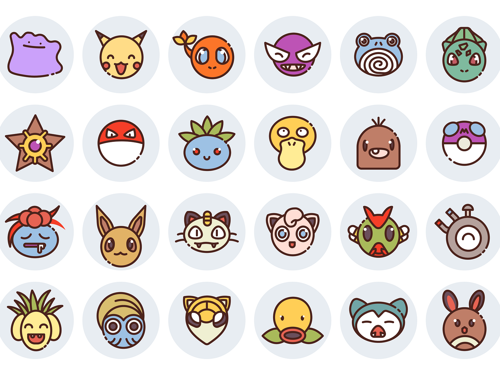 Pokemon Avatars by JP Casabianca on Dribbble