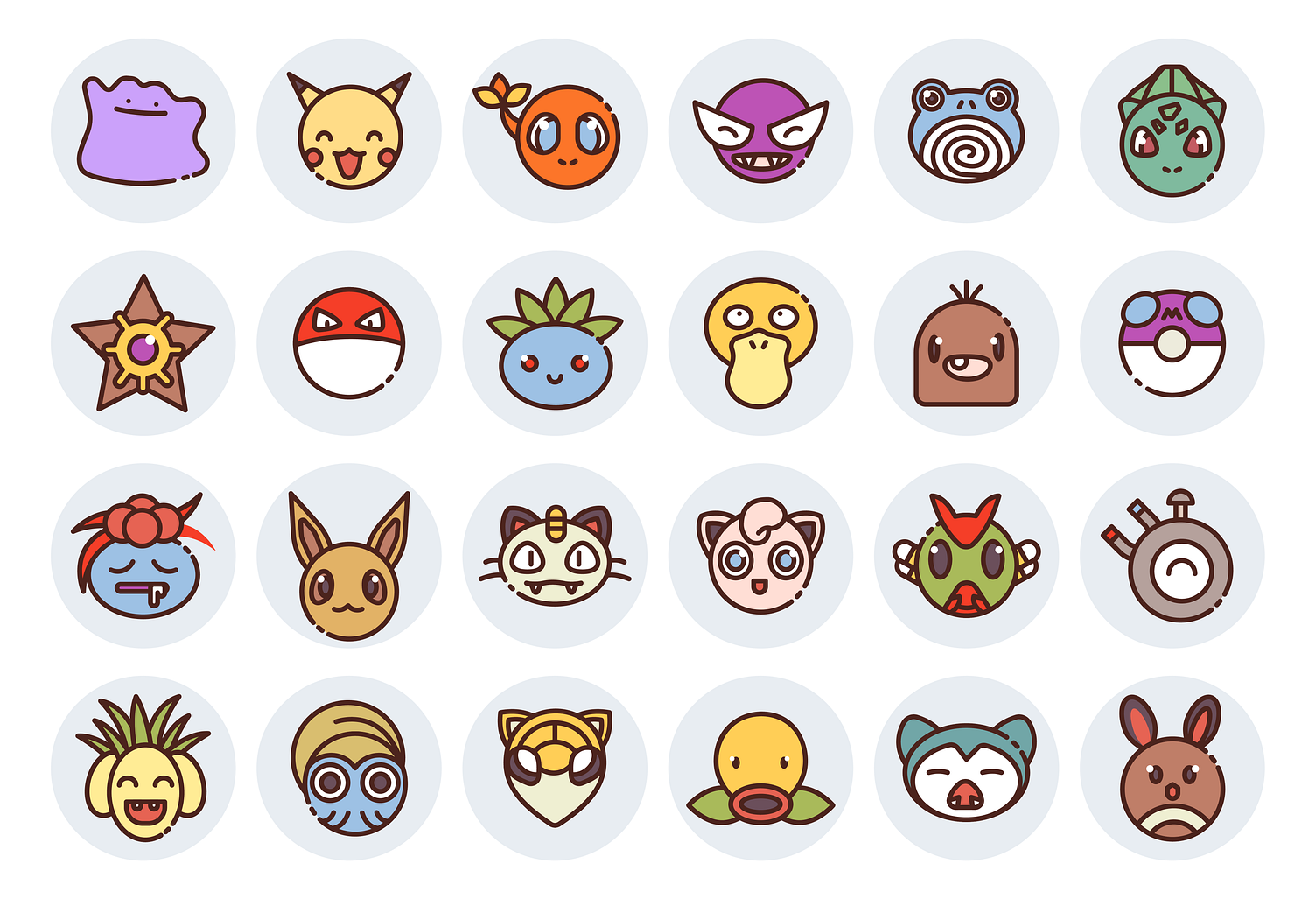 Pokemon Avatars by JP Casabianca on Dribbble