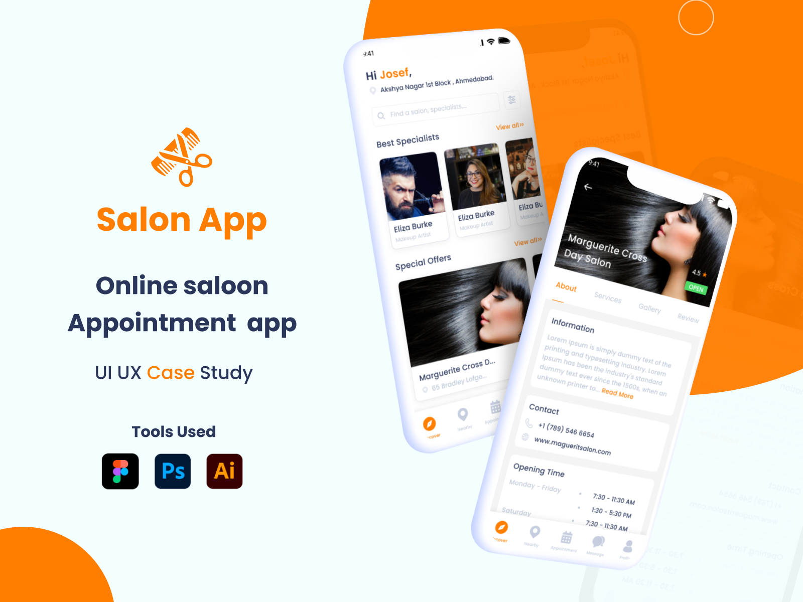 Salon Application by Asif on Dribbble