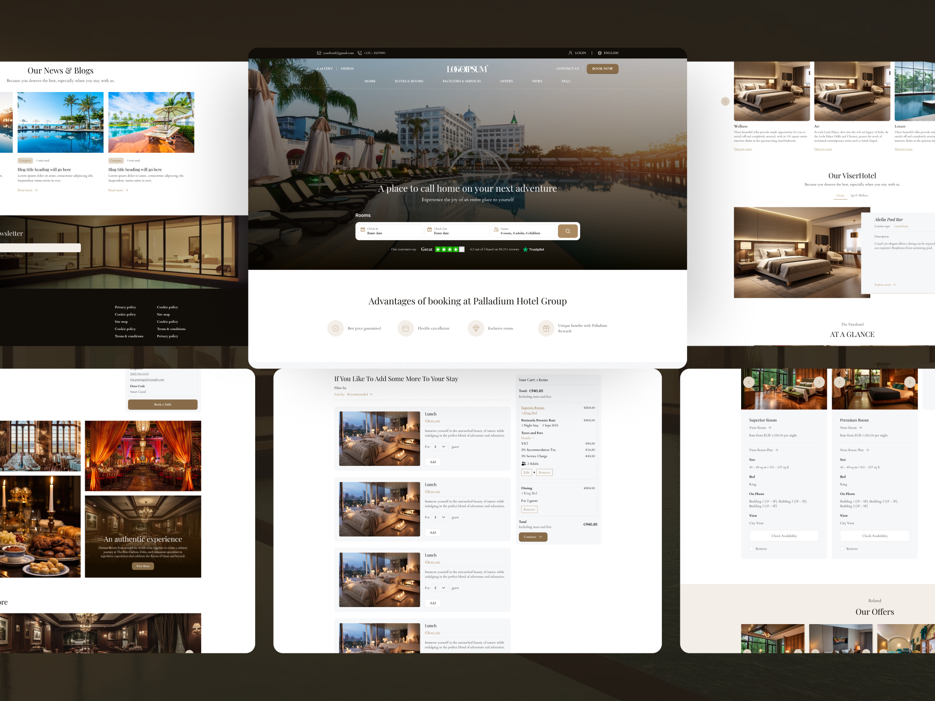 Hotel Website UI UX Design by Md Yasir Arafath on Dribbble