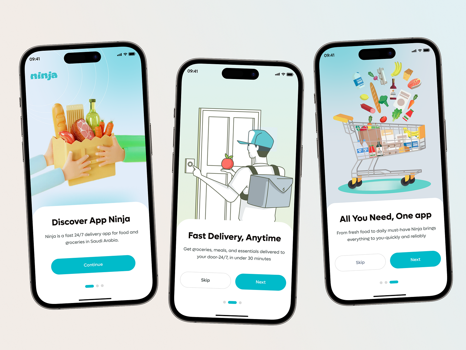 Splash & Onboarding Screen – Grocery App by Fazlur Rahman on Dribbble