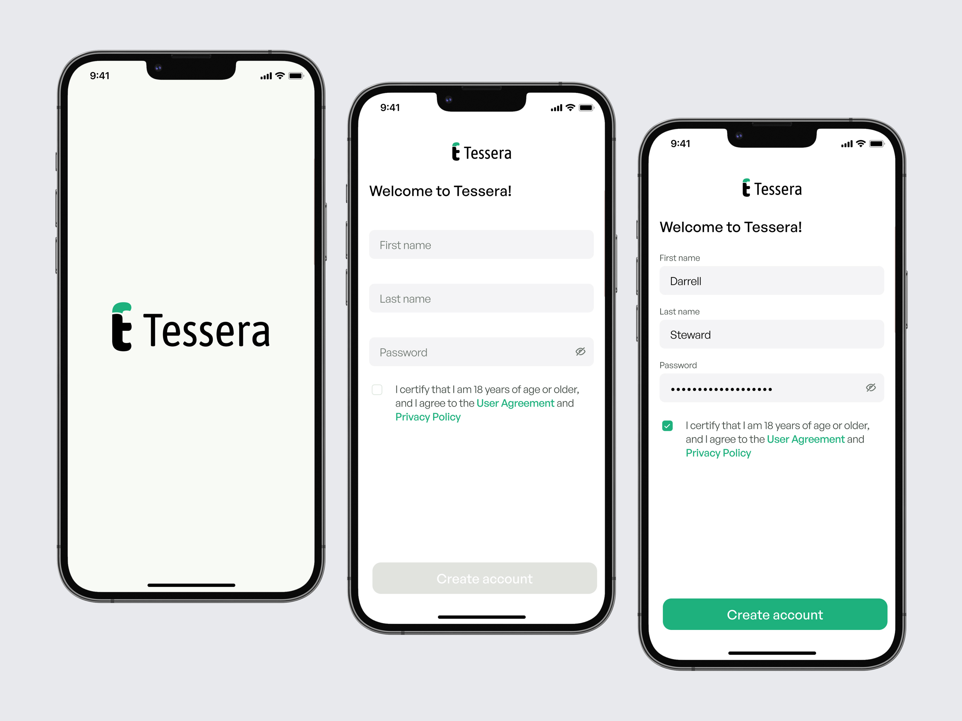 Tessera - Mobile Banking App by Awesomic on Dribbble