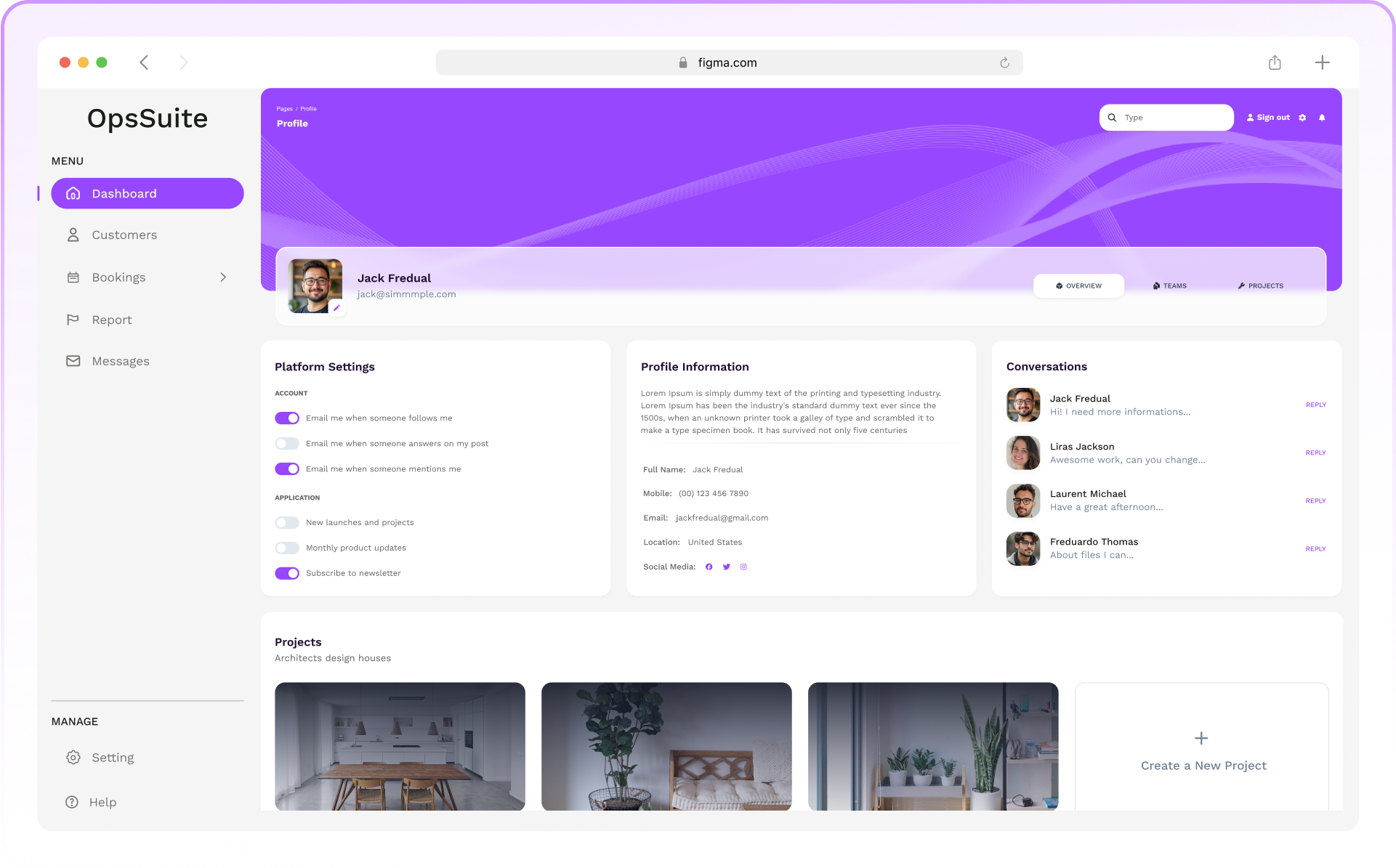 OpsSuite Modern SaaS Dashboard for Transaction Analytics by Rupa Bhikadiya on Dribbble