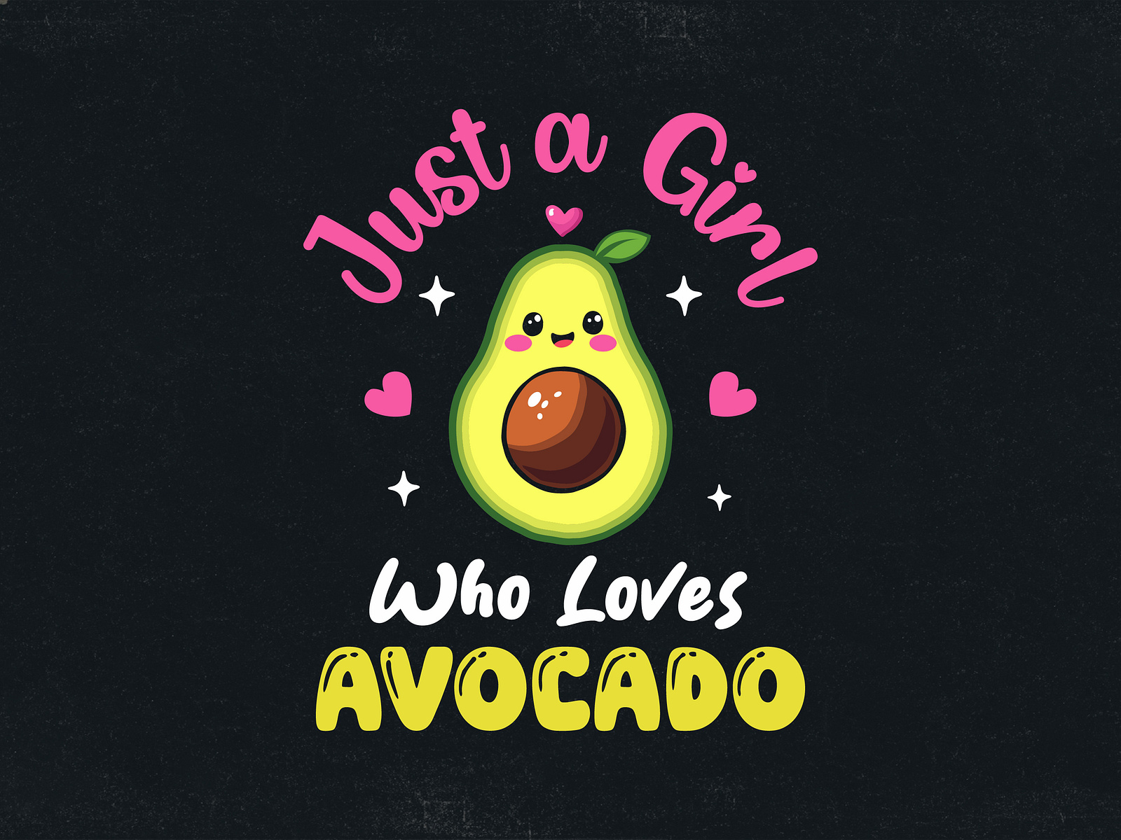 Just a girl who loves avocado graphic design by Saidul Islam Sujan on ...