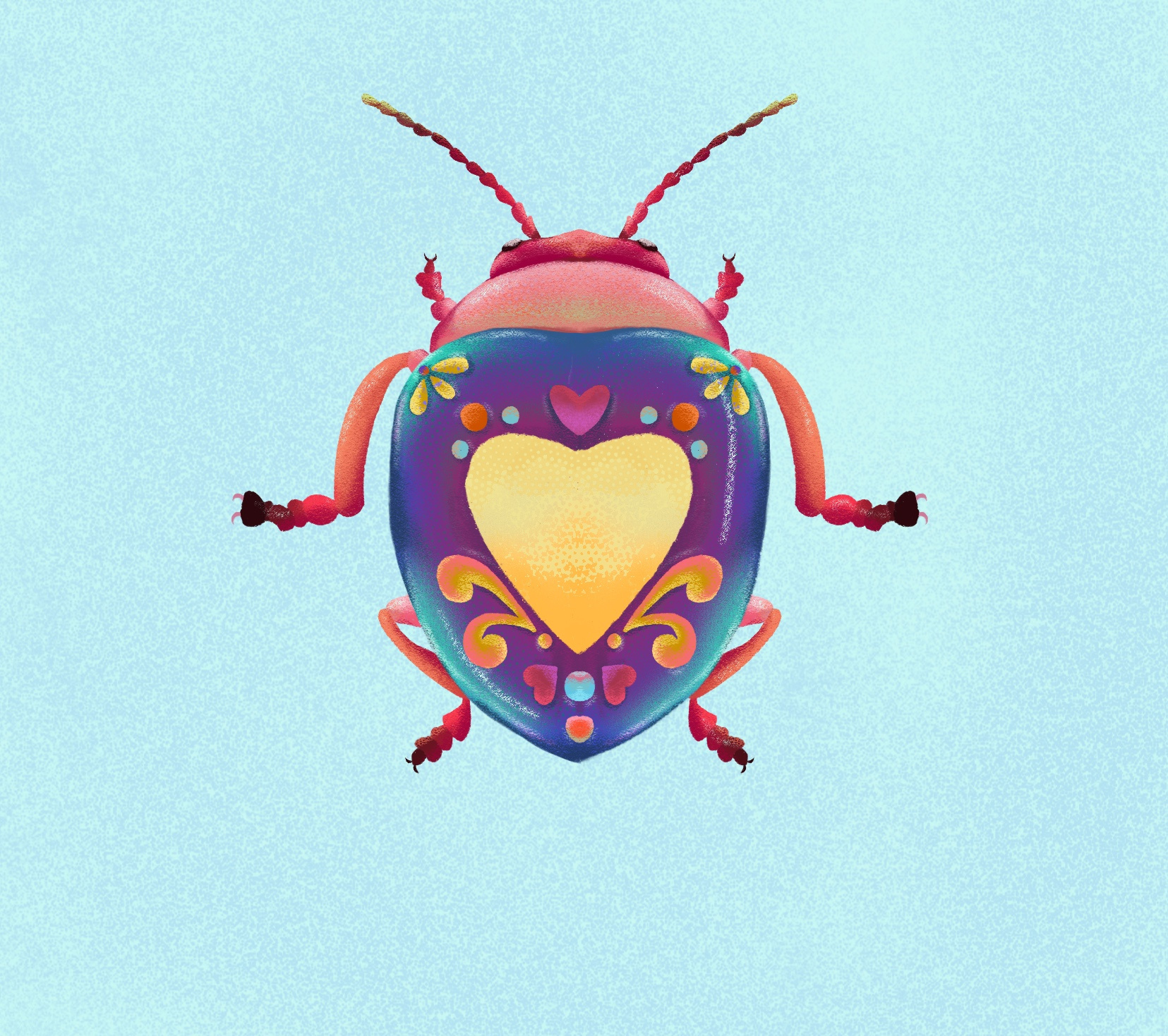 Bug Coloredbug Illustration designs, themes, templates and downloadable ...