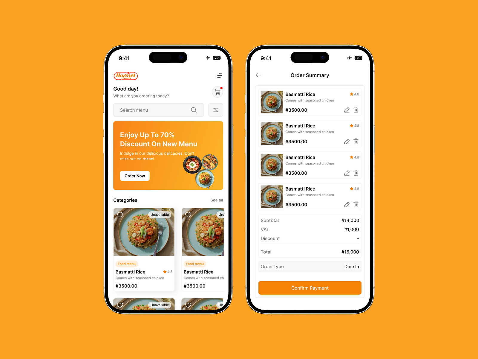 Day 43 | Food Menu UI | 100 Days UI Challenge by MOHIT SAHU on Dribbble