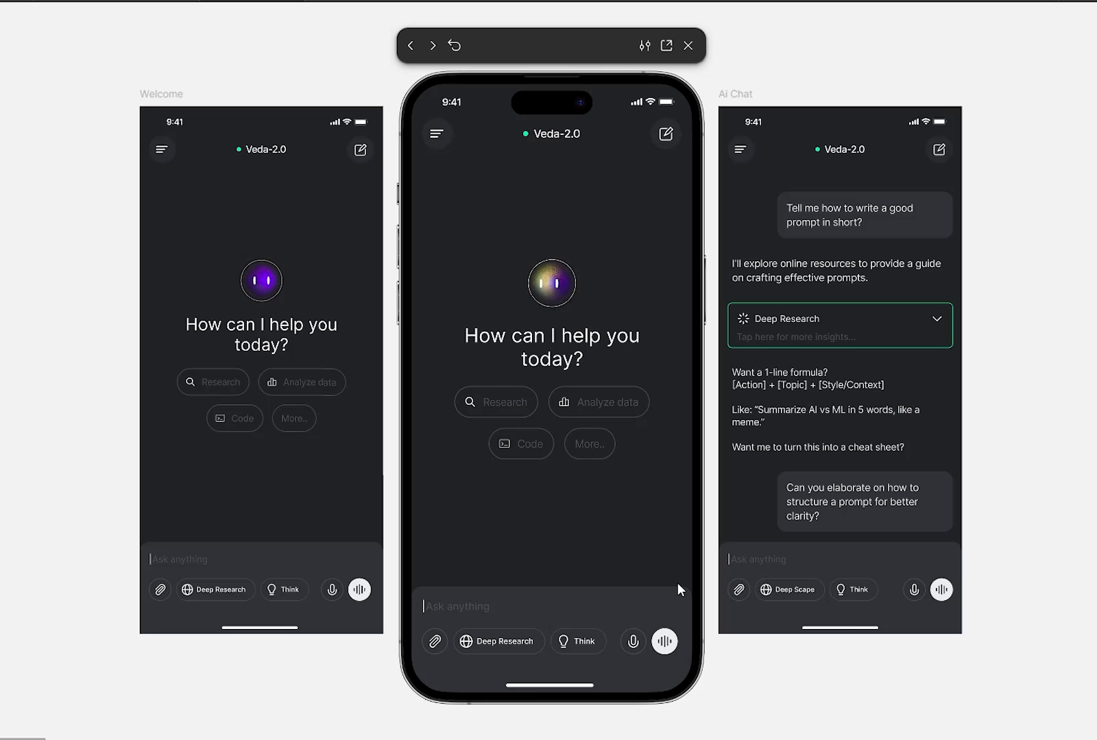 Mobile AI Chatbot by Manav Sharma on Dribbble
