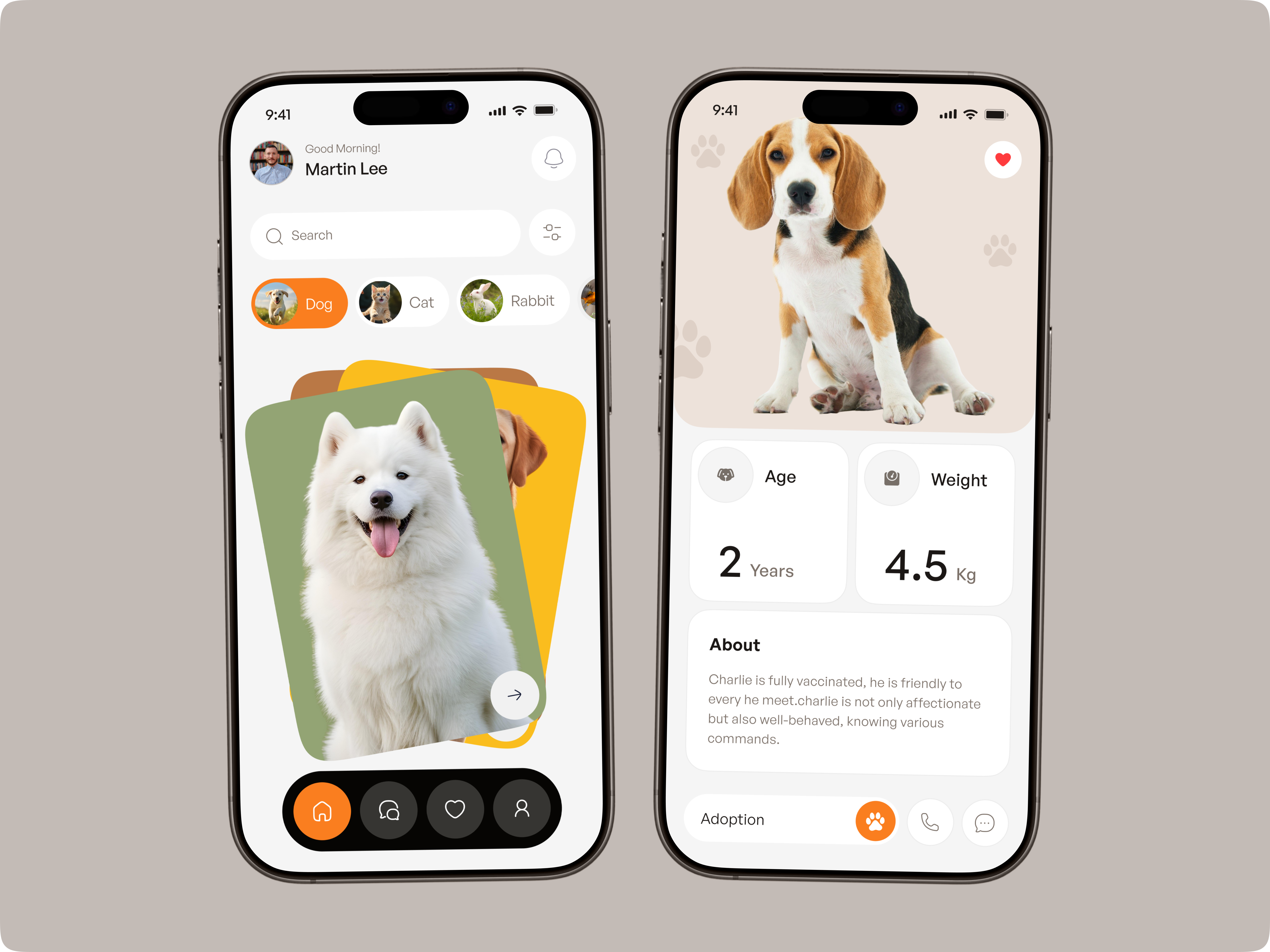PetCare - Pet Adoption App Design by Abdullah Al Mamun on Dribbble