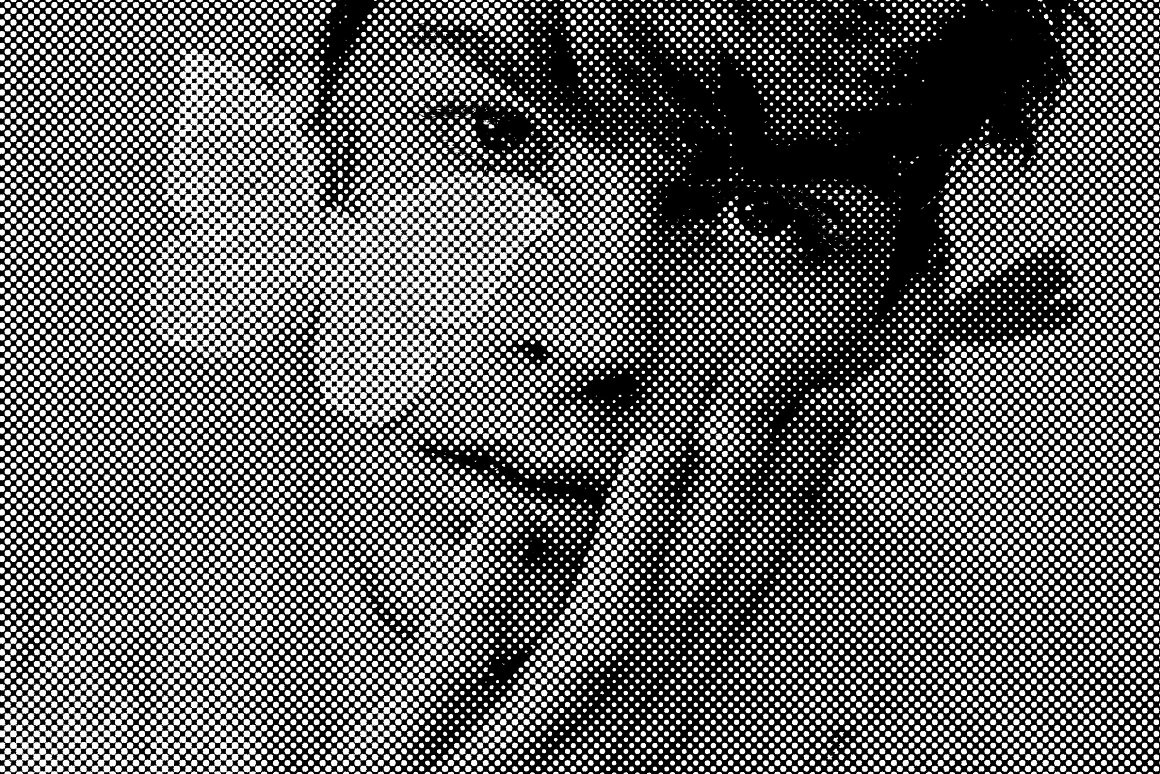 Old Halftone Photo Effect by Pixelbuddha on Dribbble