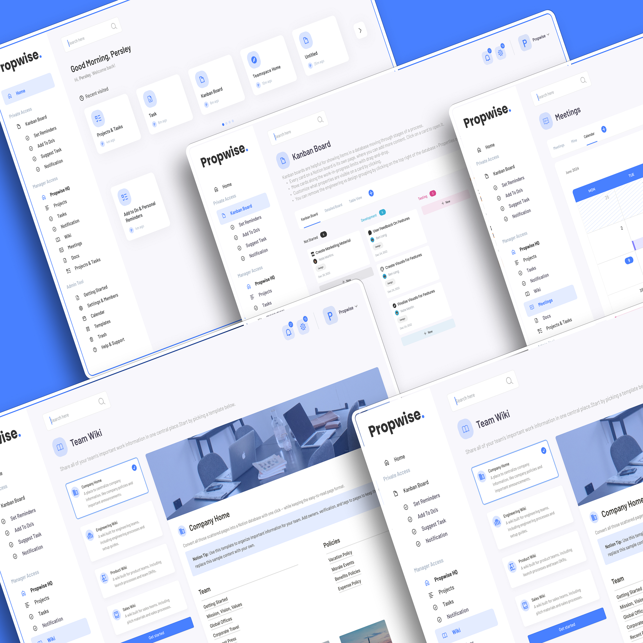Modern Kanban Board Dashboard by Atif Nadeem on Dribbble