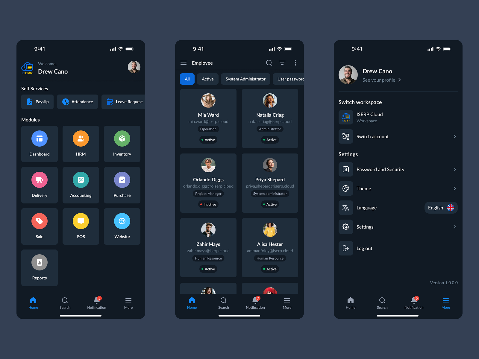 ERP Mobile App Design by Lyheang Chhem on Dribbble