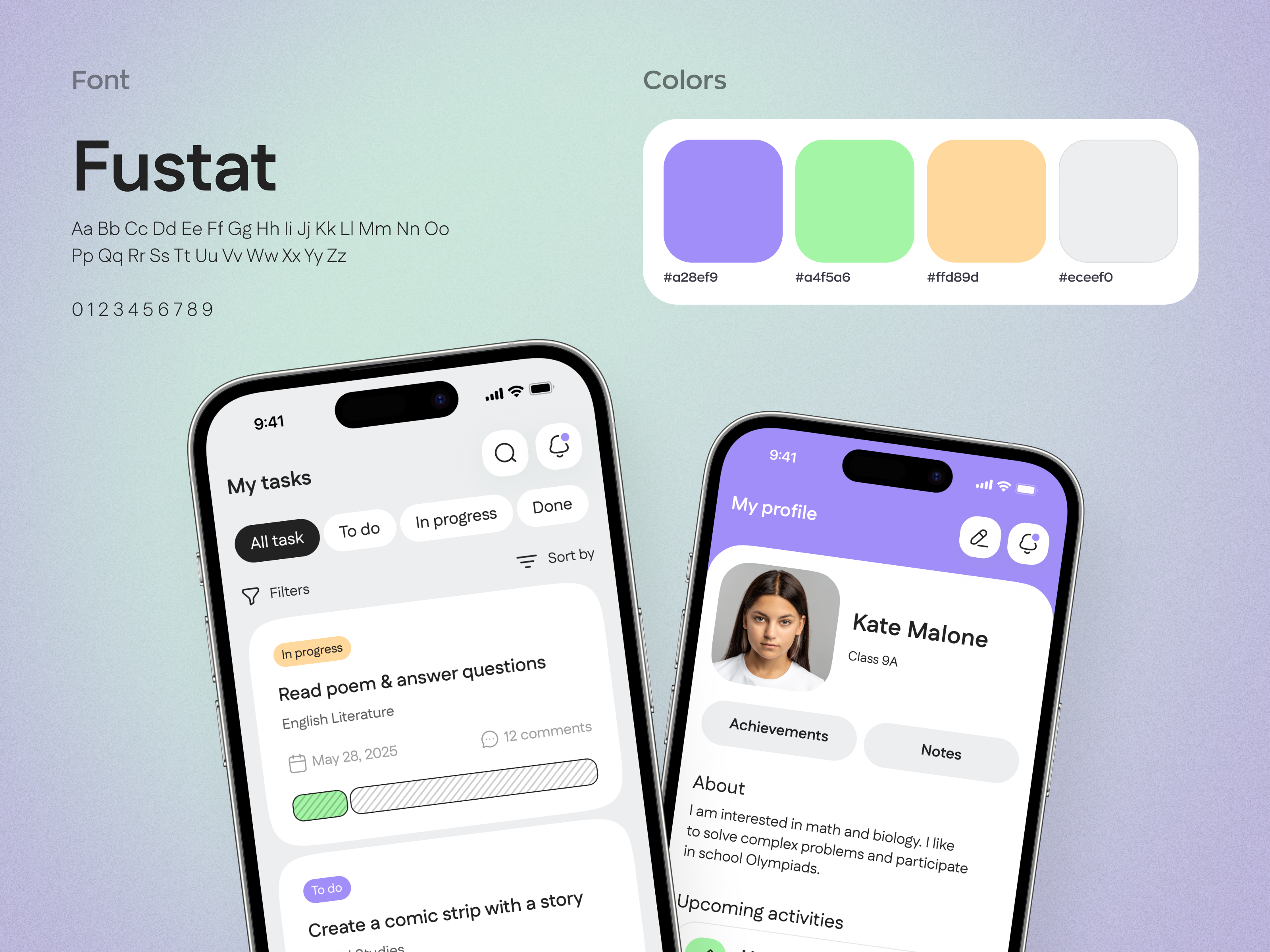 Student Portal Dashboard Mobile App UI Design by Ronas IT | UI/UX Team on Dribbble