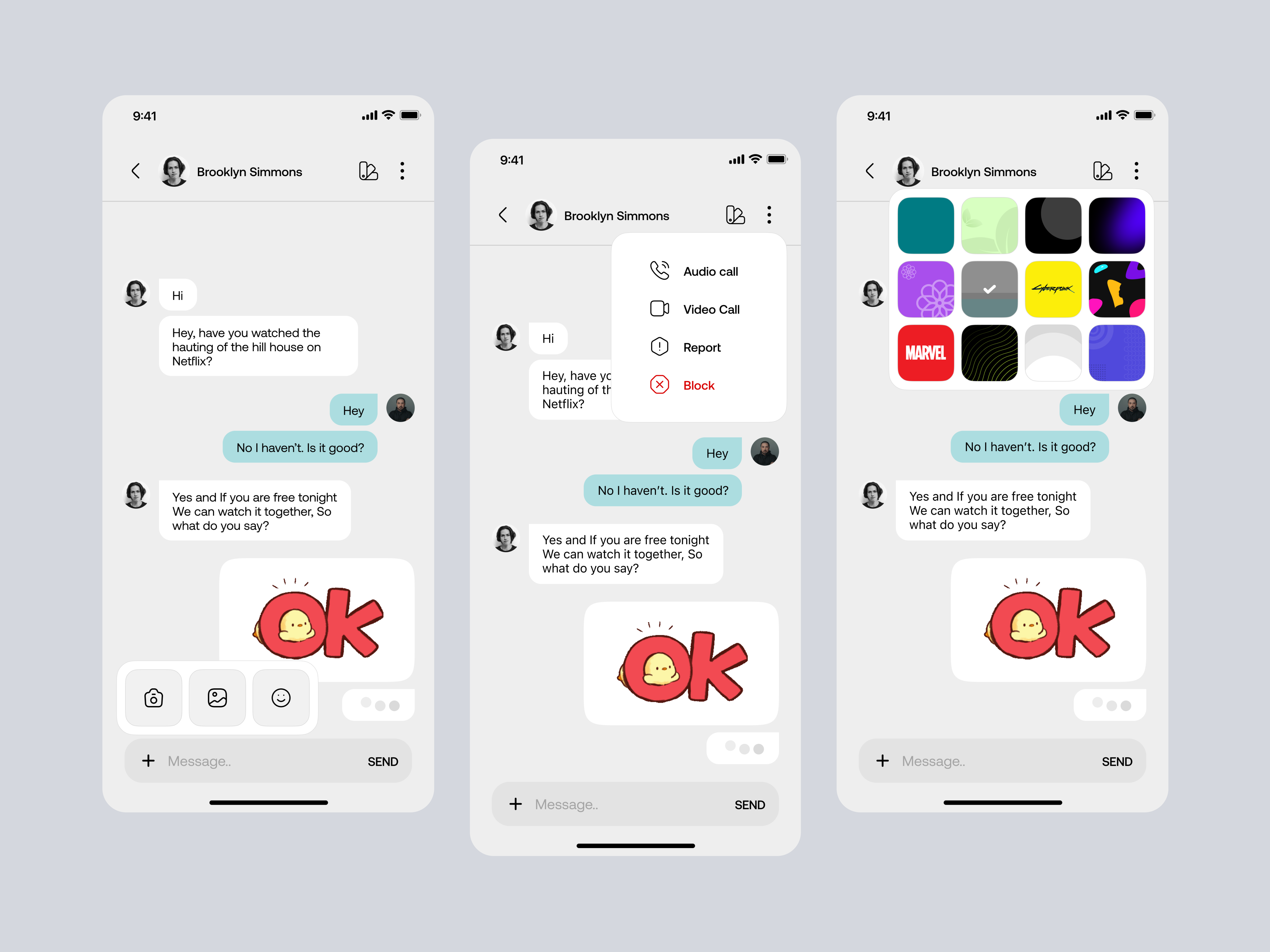 Live Chat & Messaging App UI by intorque on Dribbble