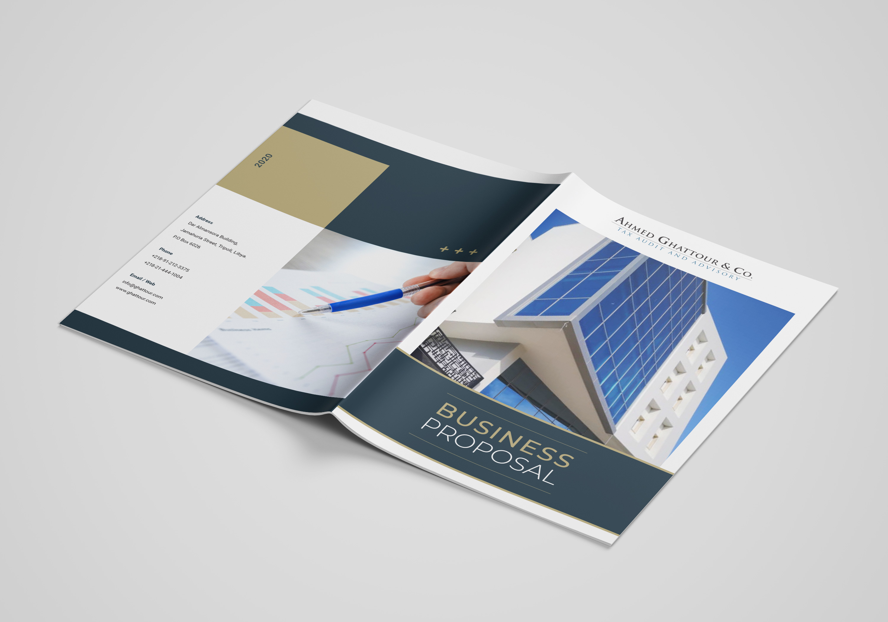 Business Proposal Profile Design | Ahmed Ghattour - Crowe Global by ...