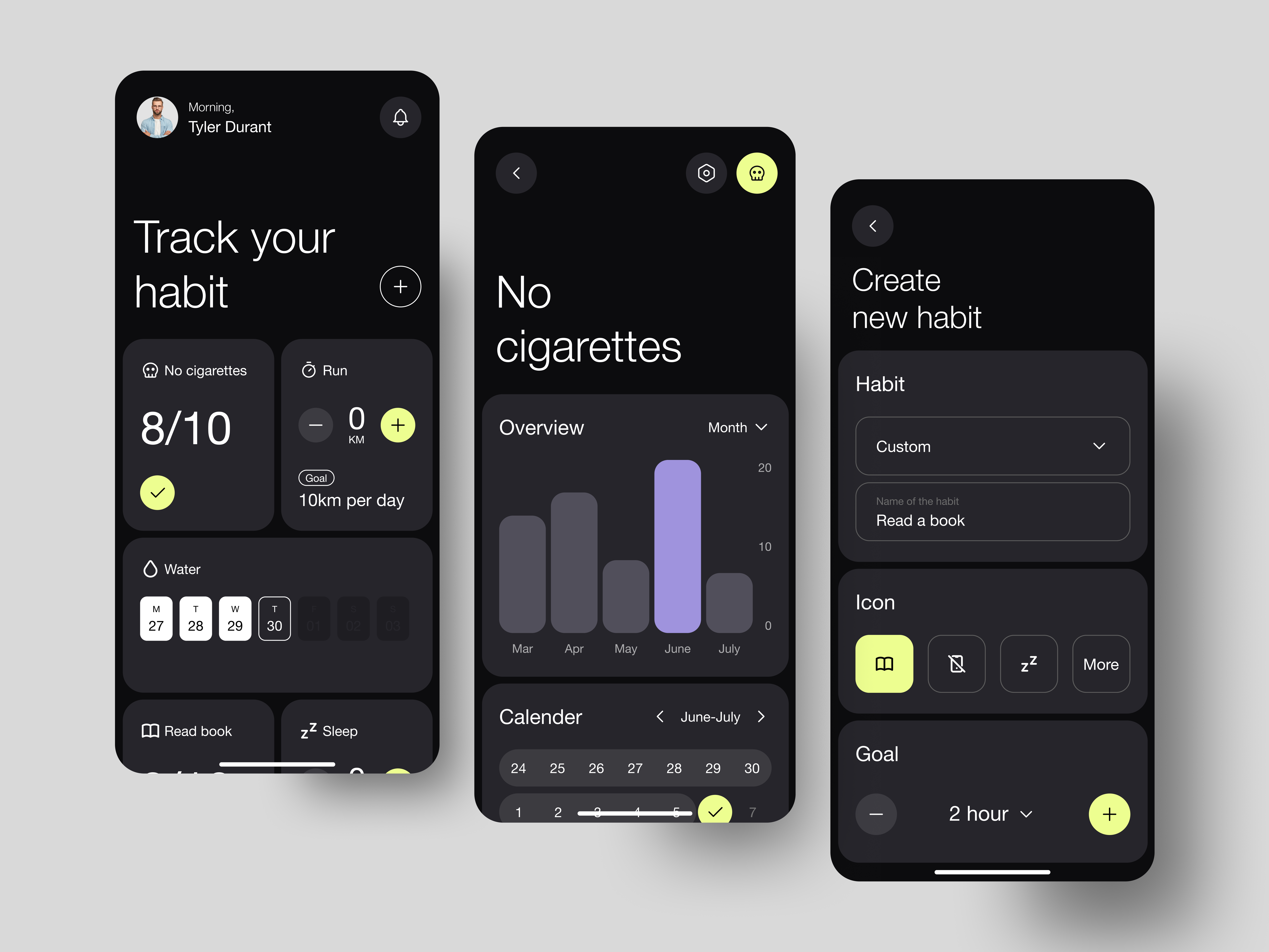 Browse thousands of Habit Tracker UI images for design inspiration ...