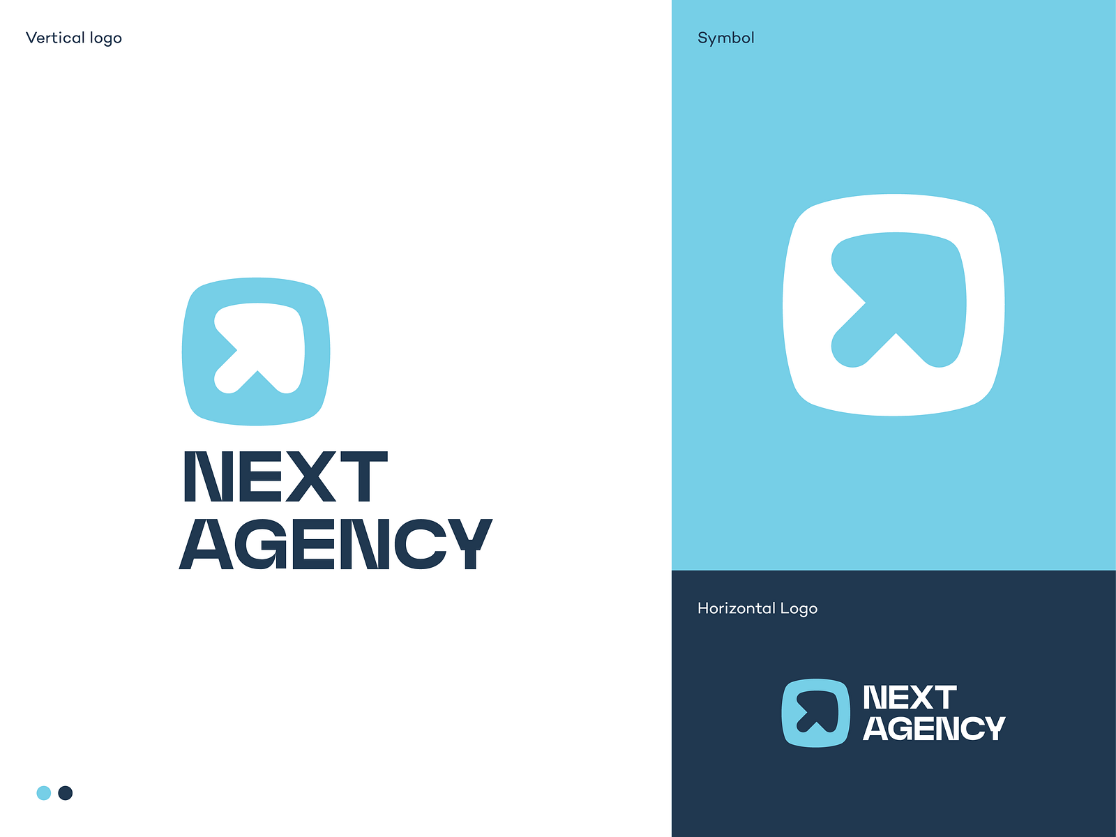 Next Agency Unused Logo Design 01 by Slavisa Dujkovic on Dribbble