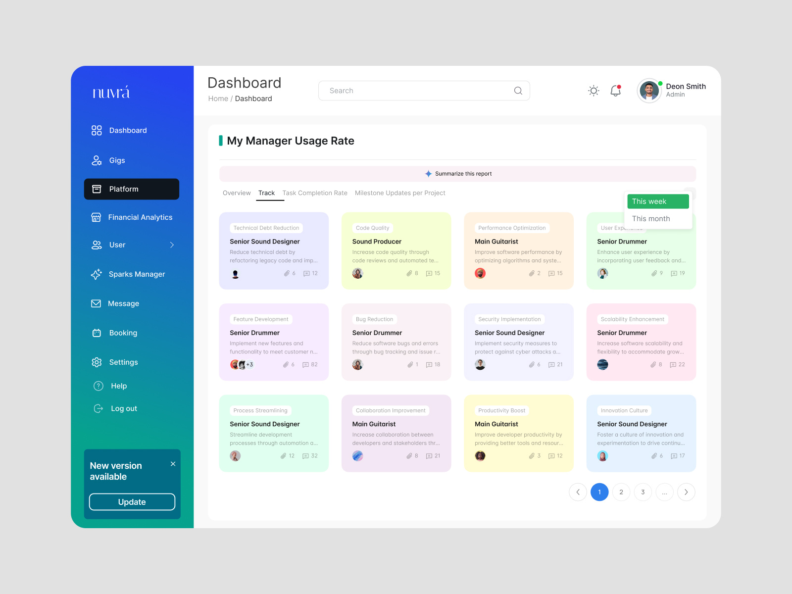 Smarter AI Bot Dashboard Interface by Design Studio UI UX on Dribbble