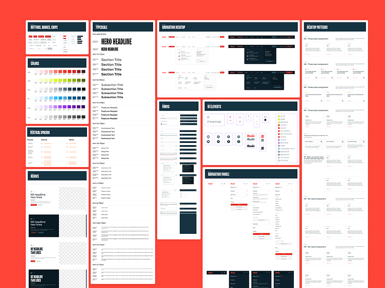 Redis UI toolkit by Mac McDonald on Dribbble