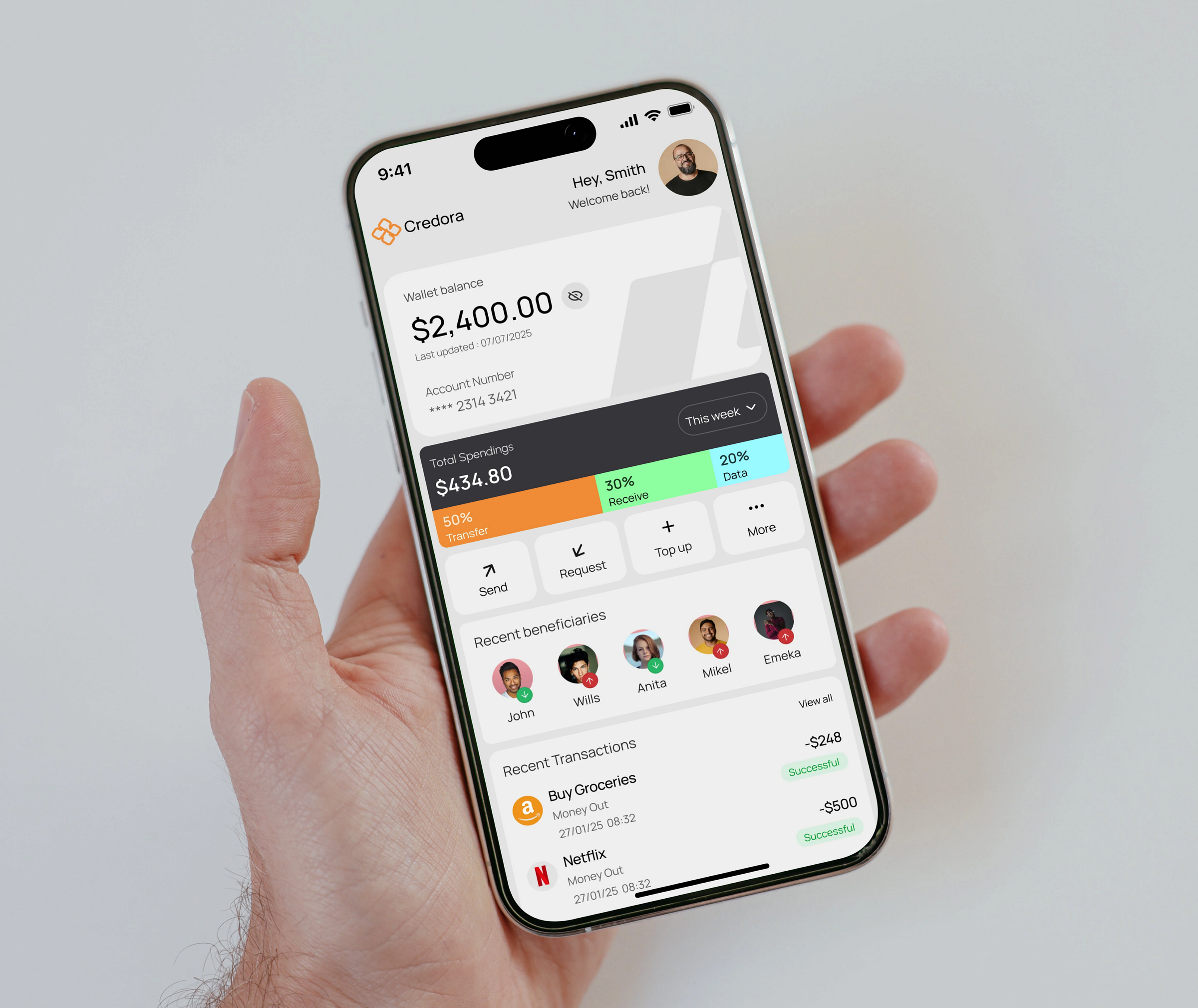 Credora - Finance Mobile App by Zakariya Buhari on Dribbble