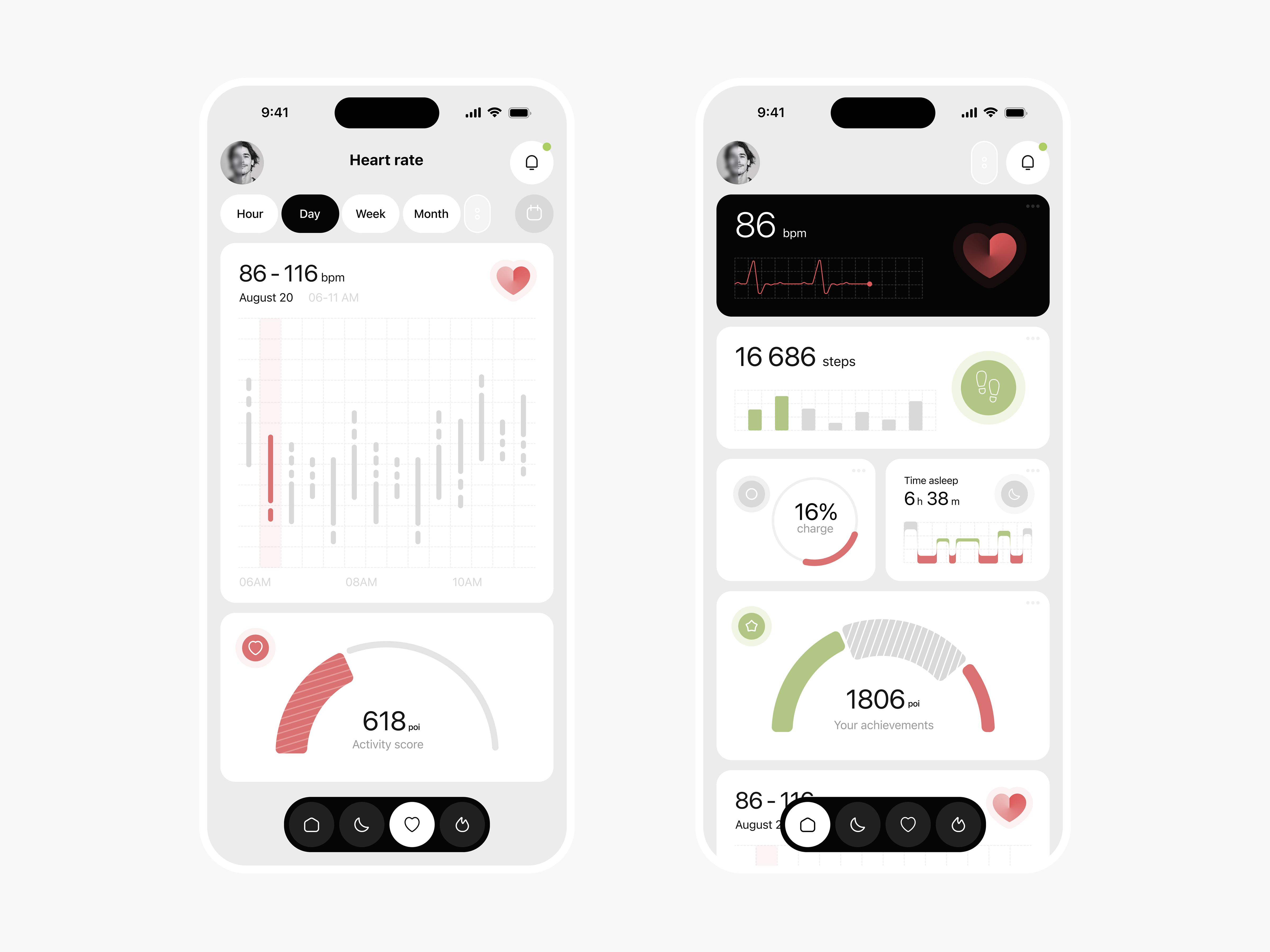 Smart Ring Mobile App by Alex Sav for Pocolo on Dribbble