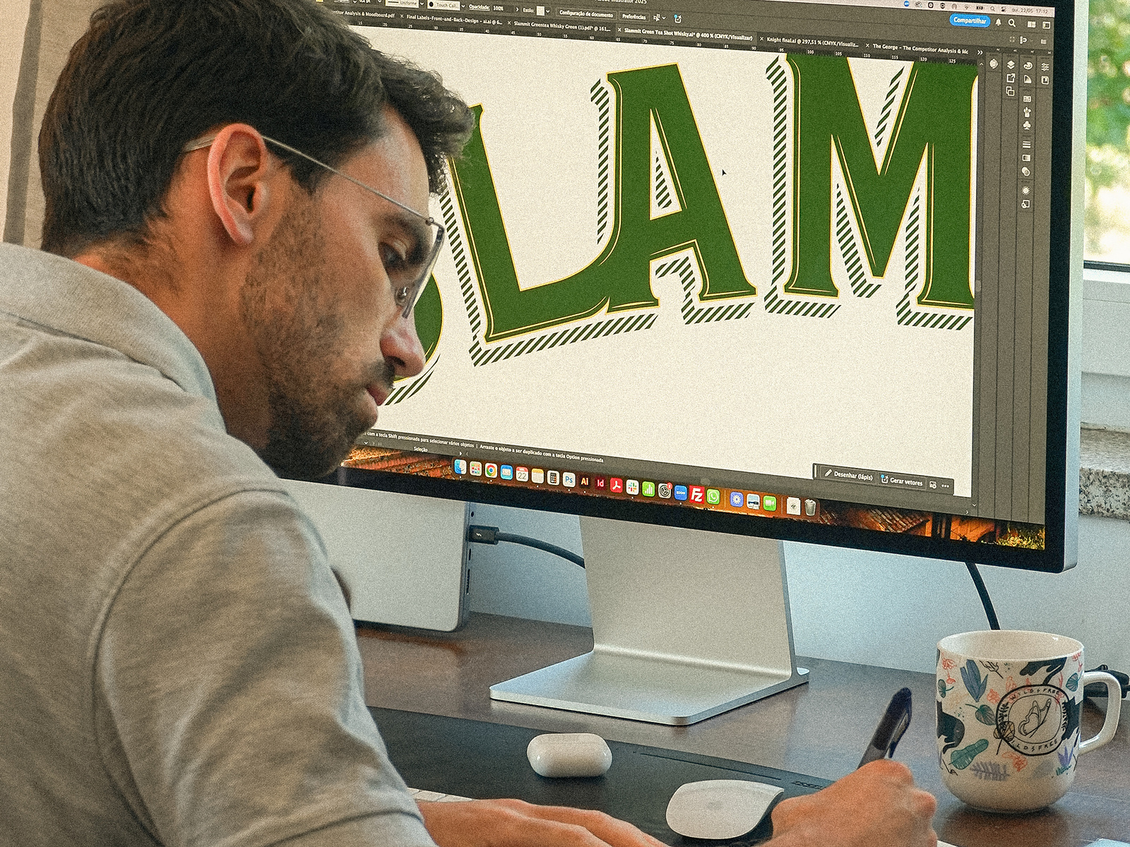 Slammit - Whisky Logo Redesign by Gaspar Gomes Costa on Dribbble
