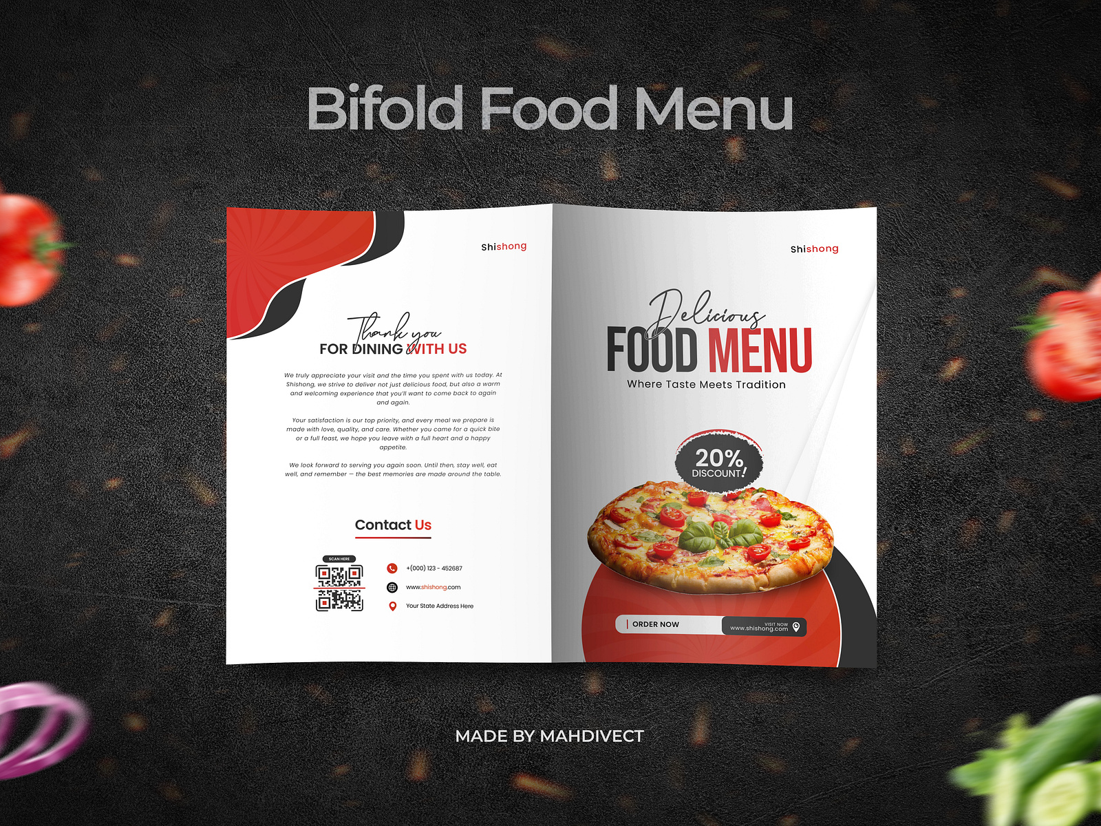 Restaurant food menu design bifold food menu by Md Ehtishum Chowdhury ...