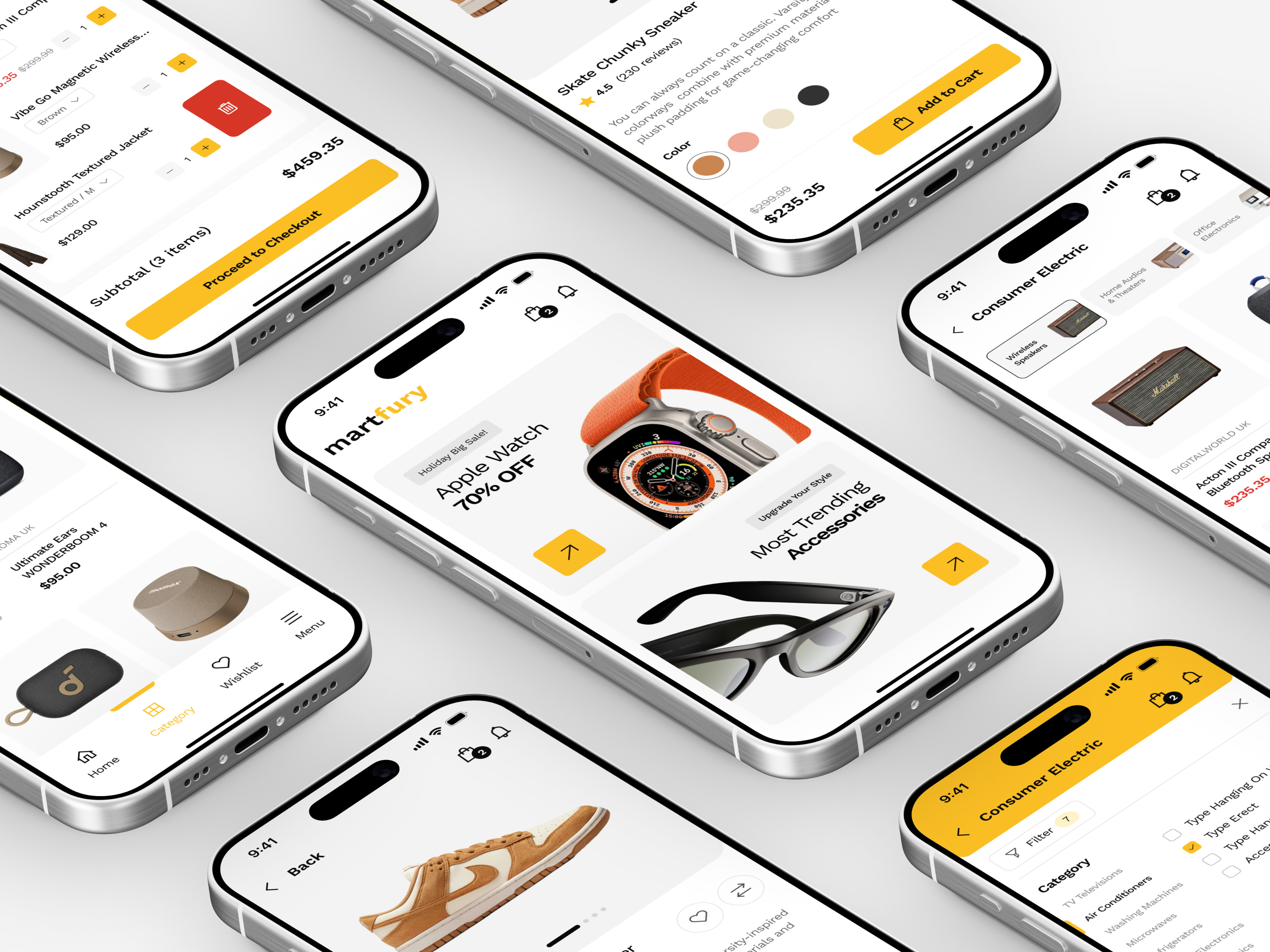 Martfury - Marketplace Mobile App by Stevie Hoang for LoganCee Studio on Dribbble