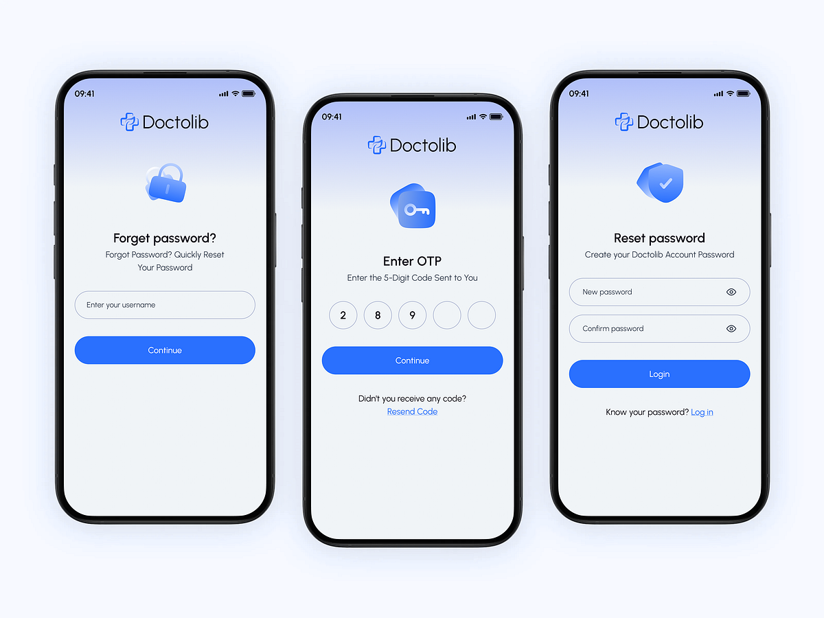 Mobile App Authentication Page Ui Design by Koushik Sarkar on Dribbble