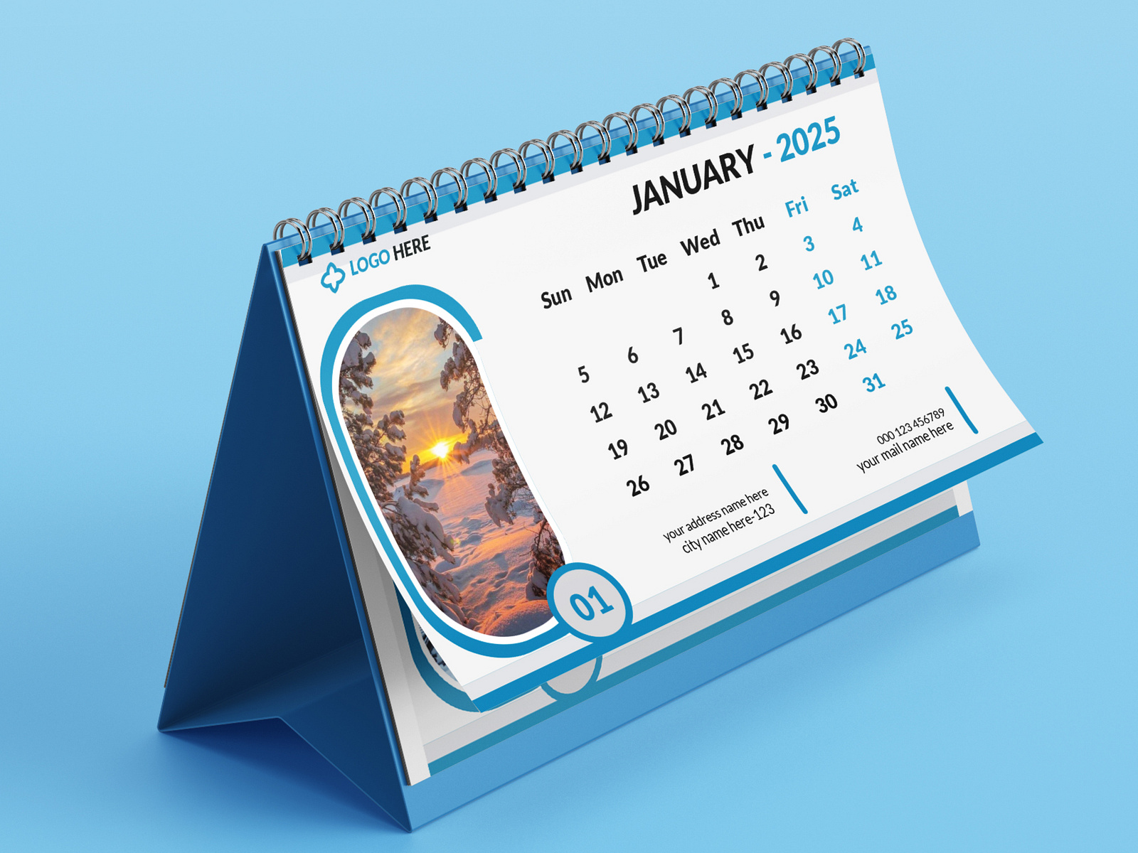 Desk Calender Design in (2025) by monsurul Islam on Dribbble