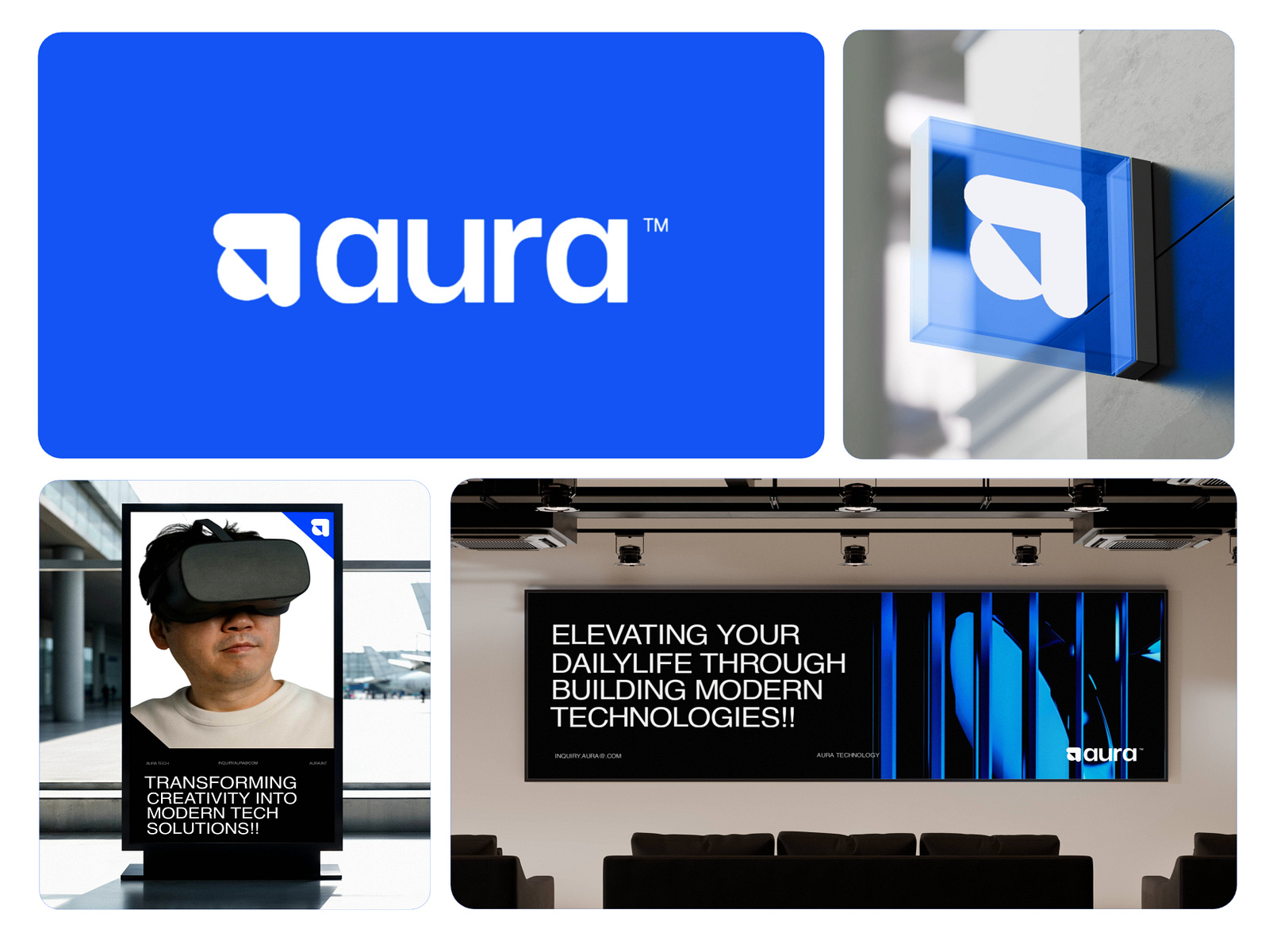 Aura - Technology - AI - Crypto - Web3 - Logo & Branding by Shihab on ...