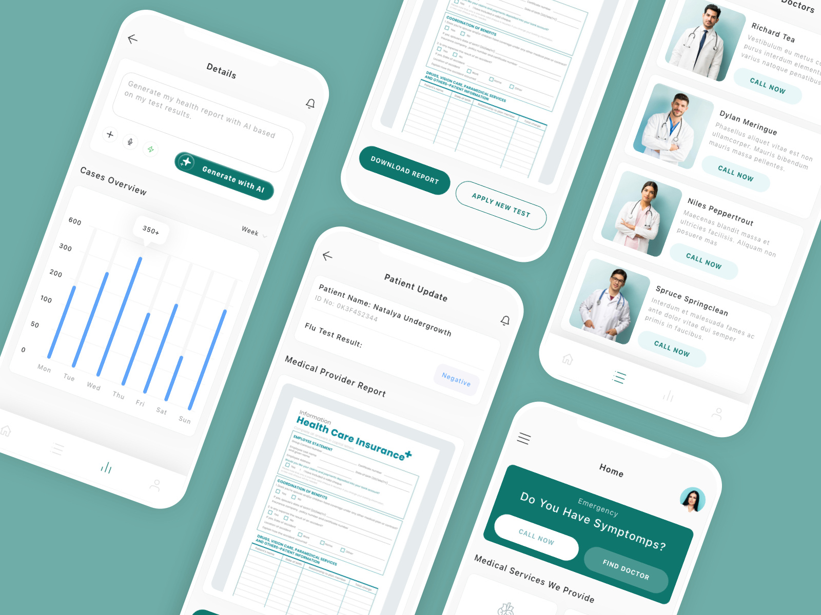 AI Health Care Mobile App Ui Kit by UI Workshop on Dribbble