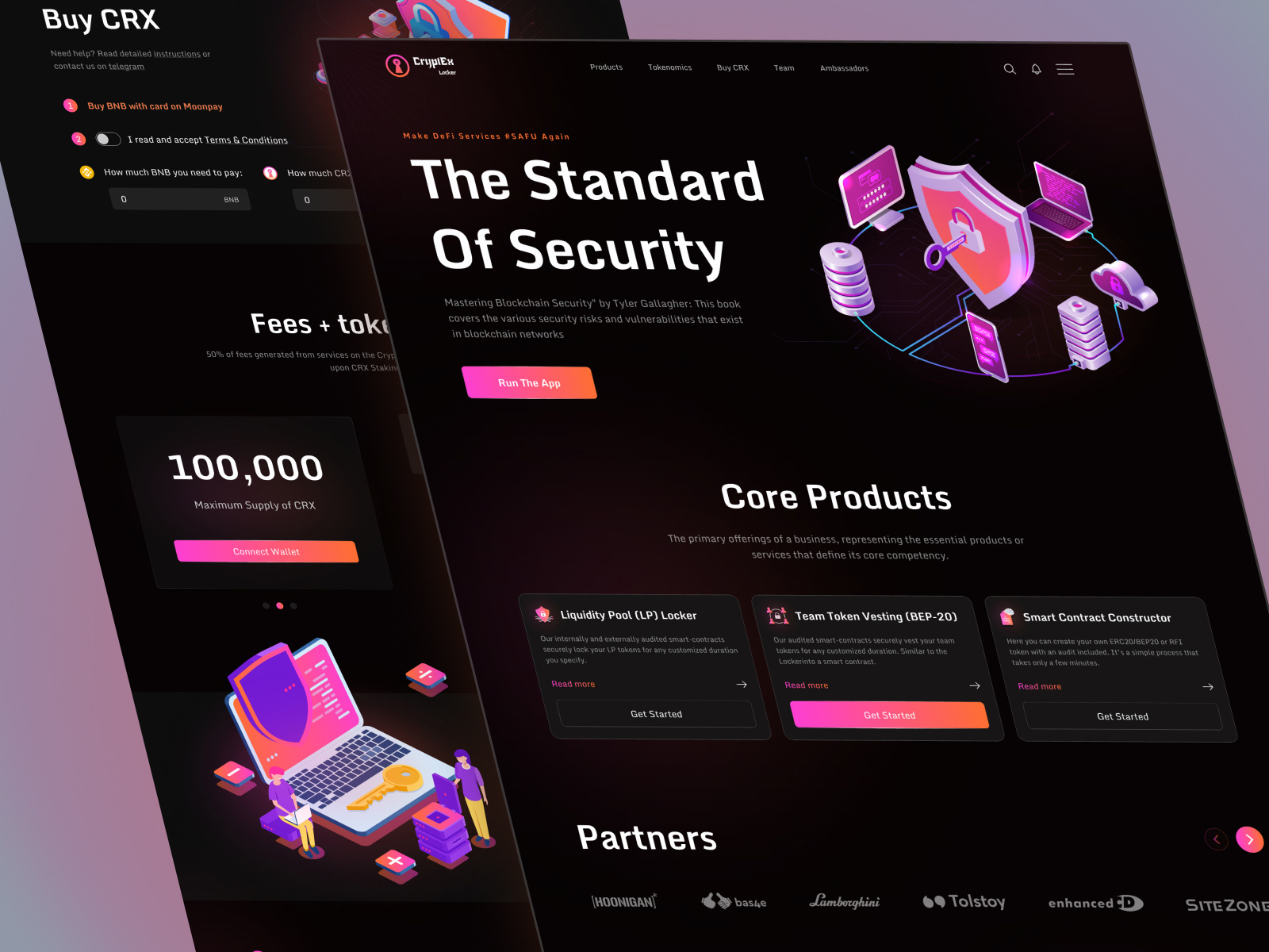 Cybersecurity Landing Page Design by SafeCode Studio on Dribbble