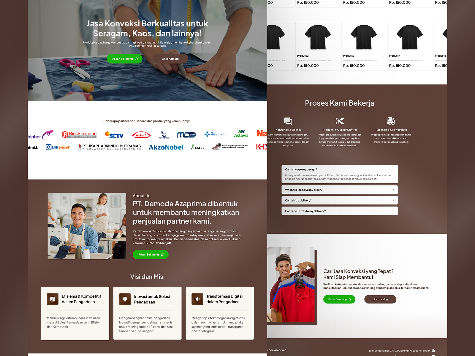 Company Profile Website by YudhisTira Lucky Oktavian on Dribbble