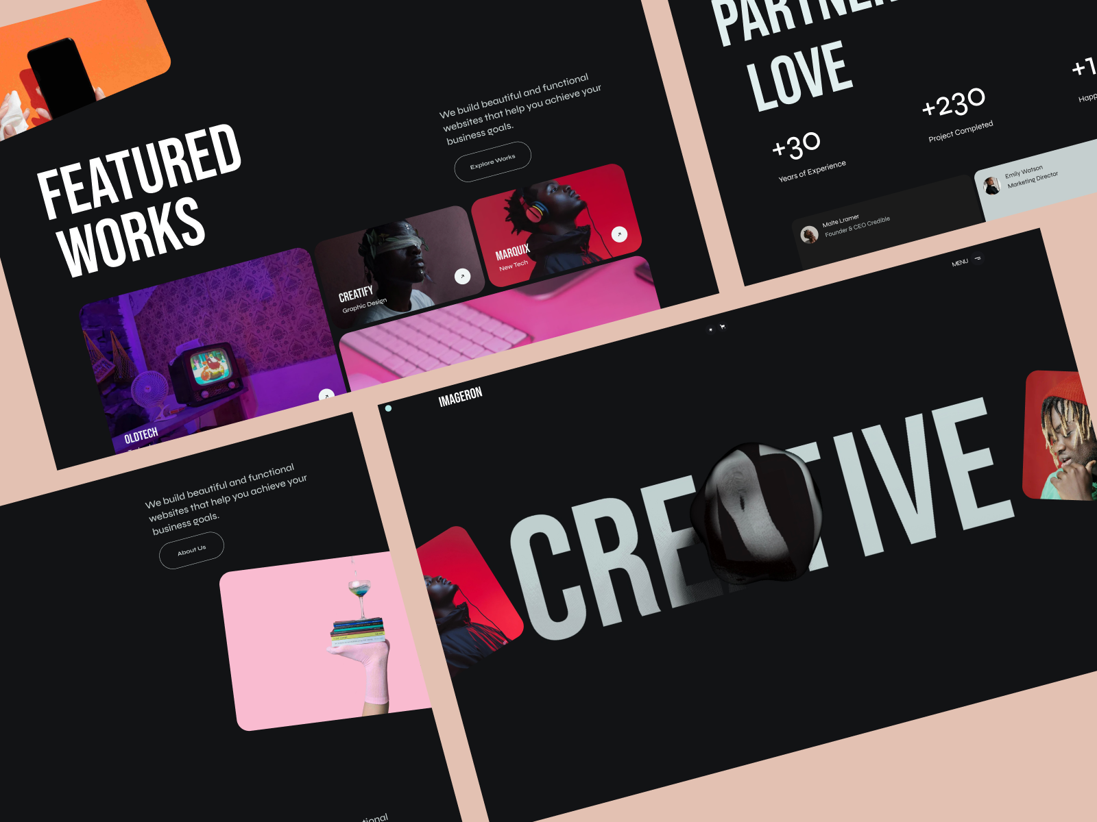 Imageron – Homepage V2 Design by Zafre Media on Dribbble