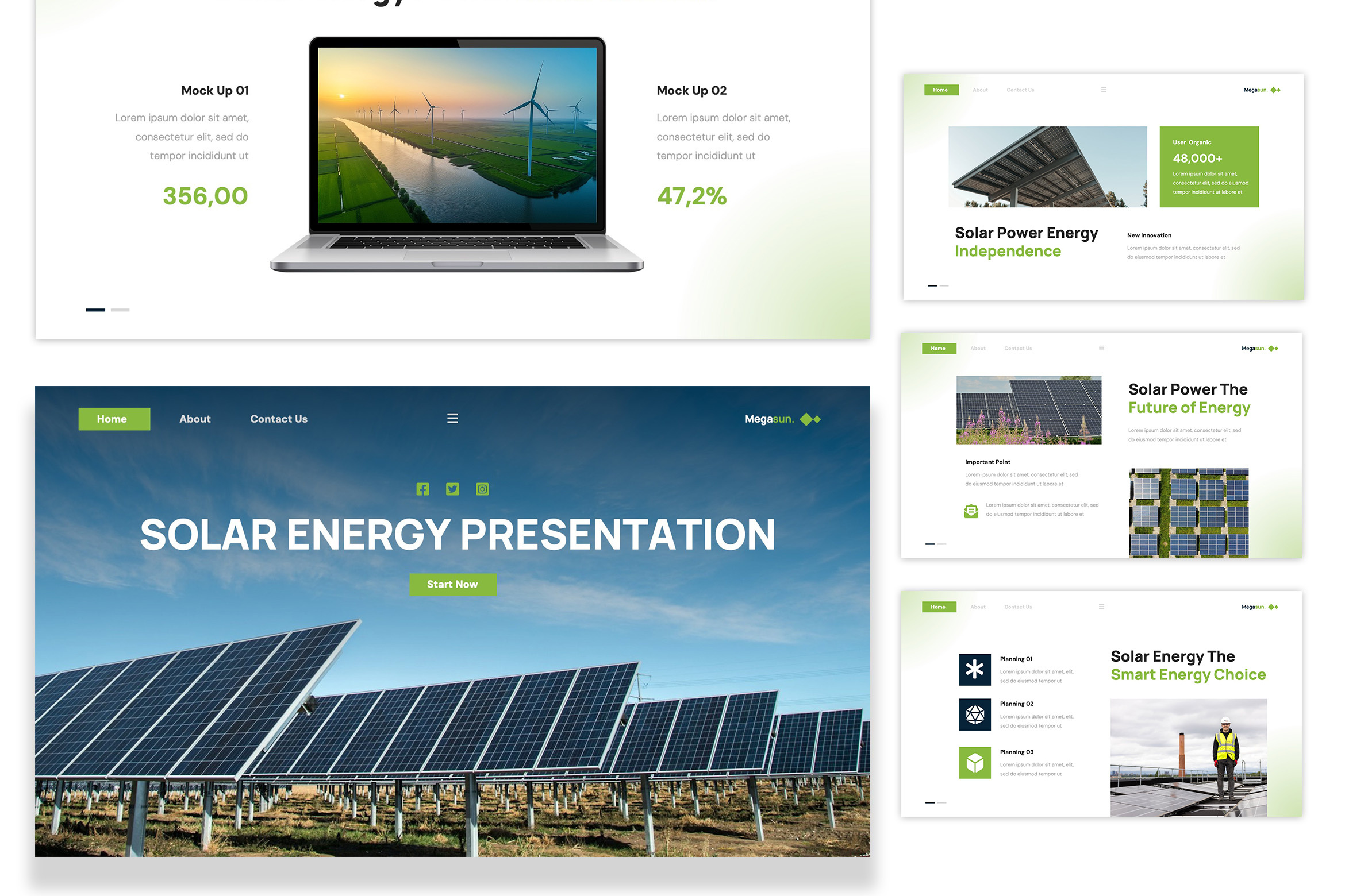 Solar Energy PowerPoint Template by AcVe Studio on Dribbble