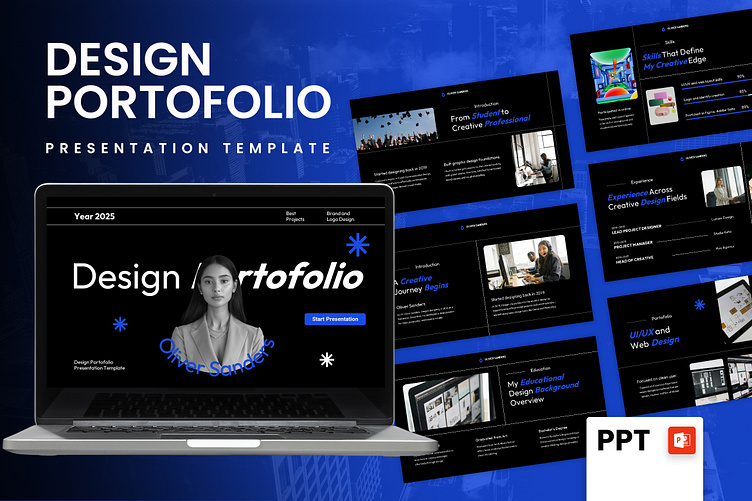 Design Portfolio PowerPoint Template by AcVe Studio on Dribbble