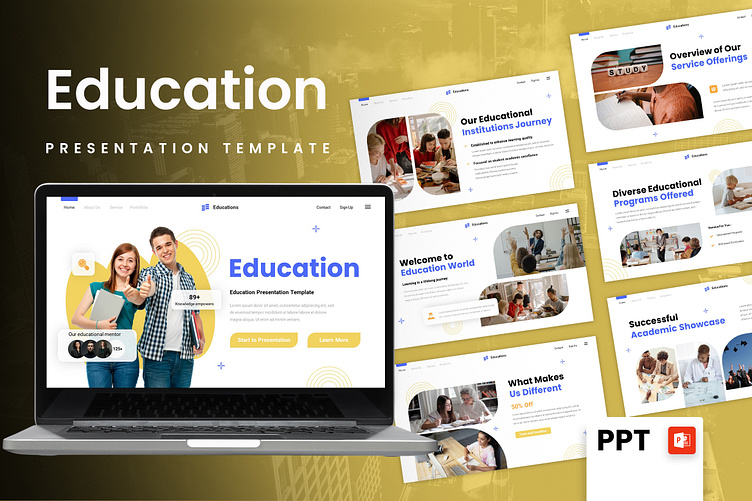 Education PowerPoint Template by AcVe Studio on Dribbble