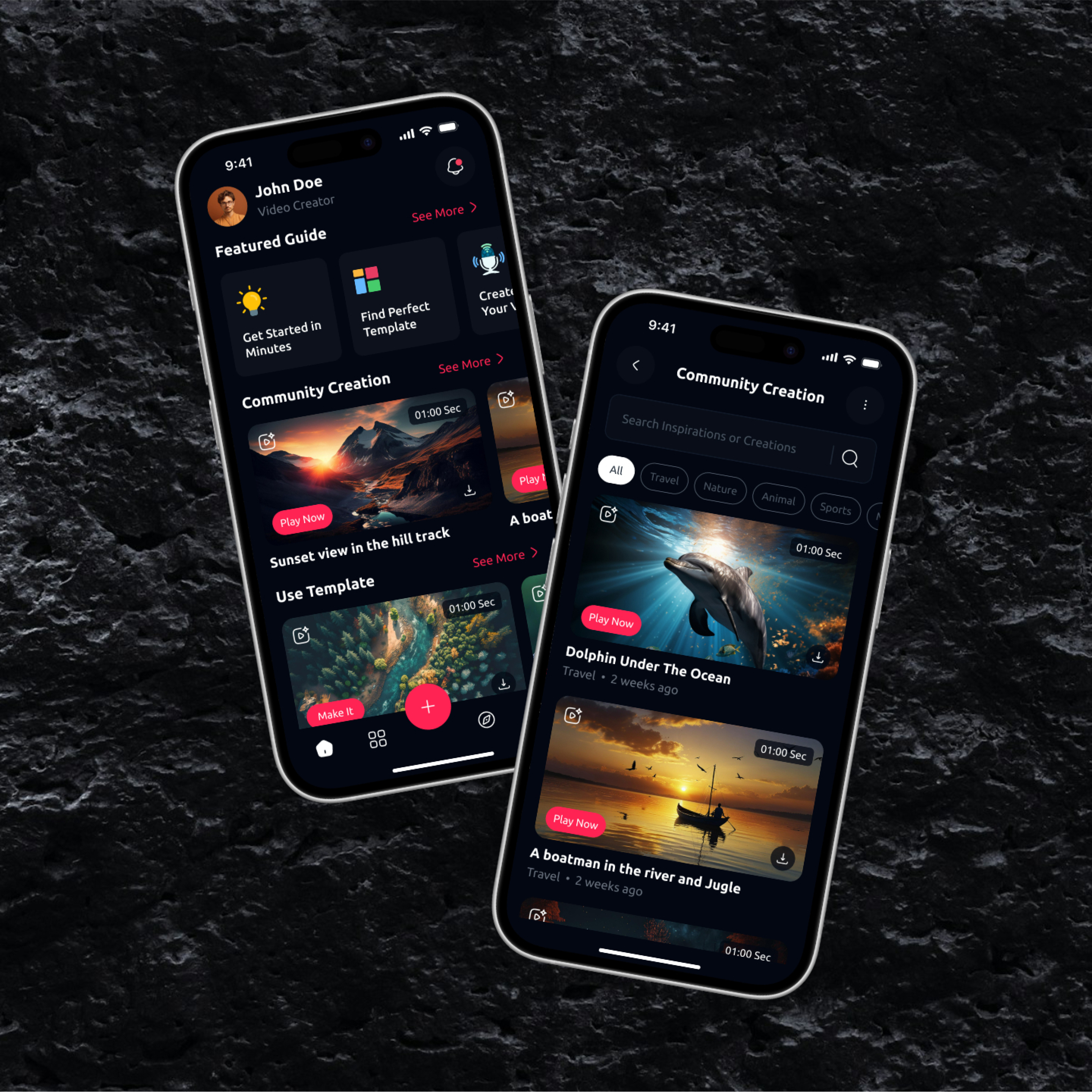 AI Video Generator Mobile App UI Design by Najmul Hasan Rifat | Senior ...
