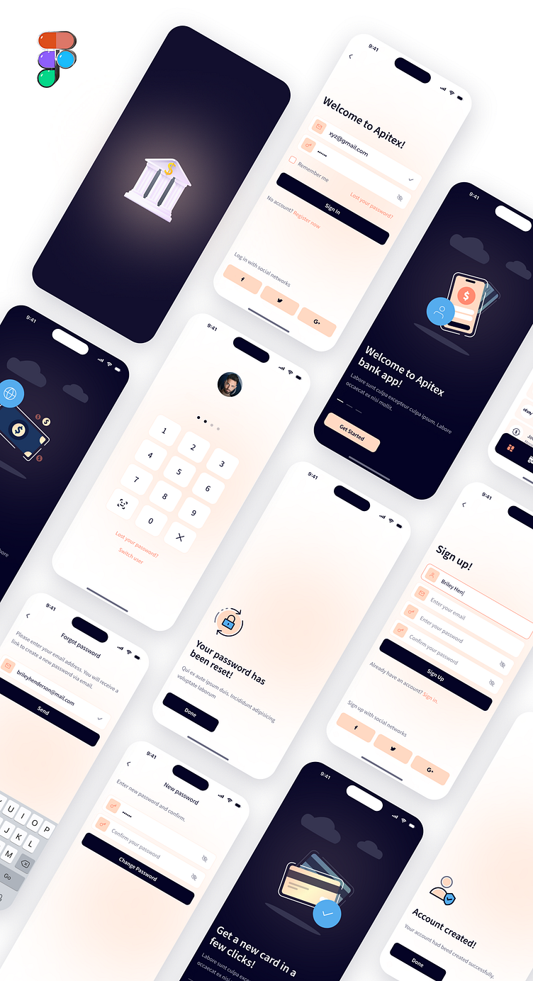 Mobile Banking App UI Kit by Laxmikant Sharma on Dribbble