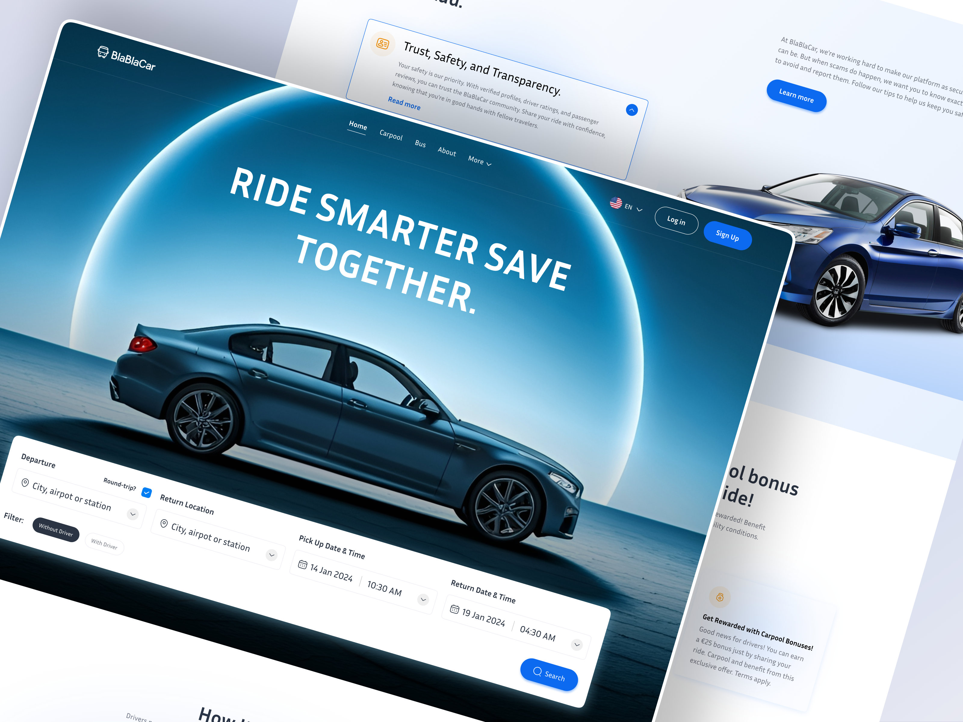 Car Booking Website - UI/UX Design by Shasanko Creations on Dribbble