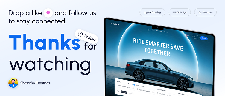 Car Booking Website - UI/UX Design by Shasanko Creations on Dribbble