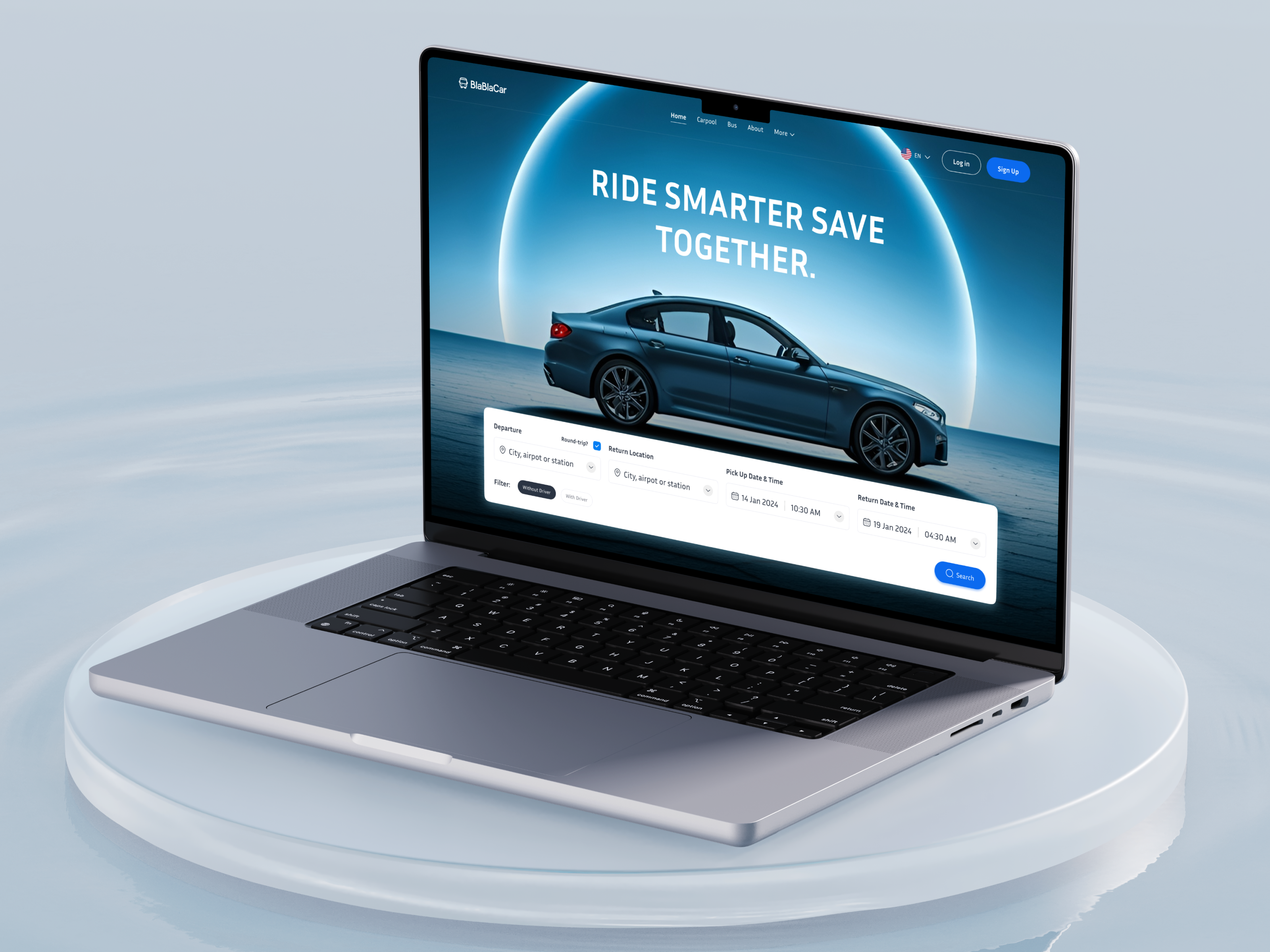 Car Booking Website - UI/UX Design by Shasanko Creations on Dribbble