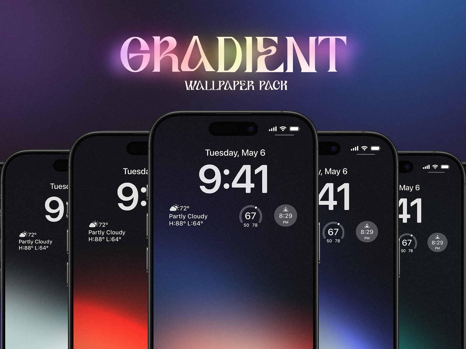 Gradient Blur Wallpaper Pack by ogerx on Dribbble