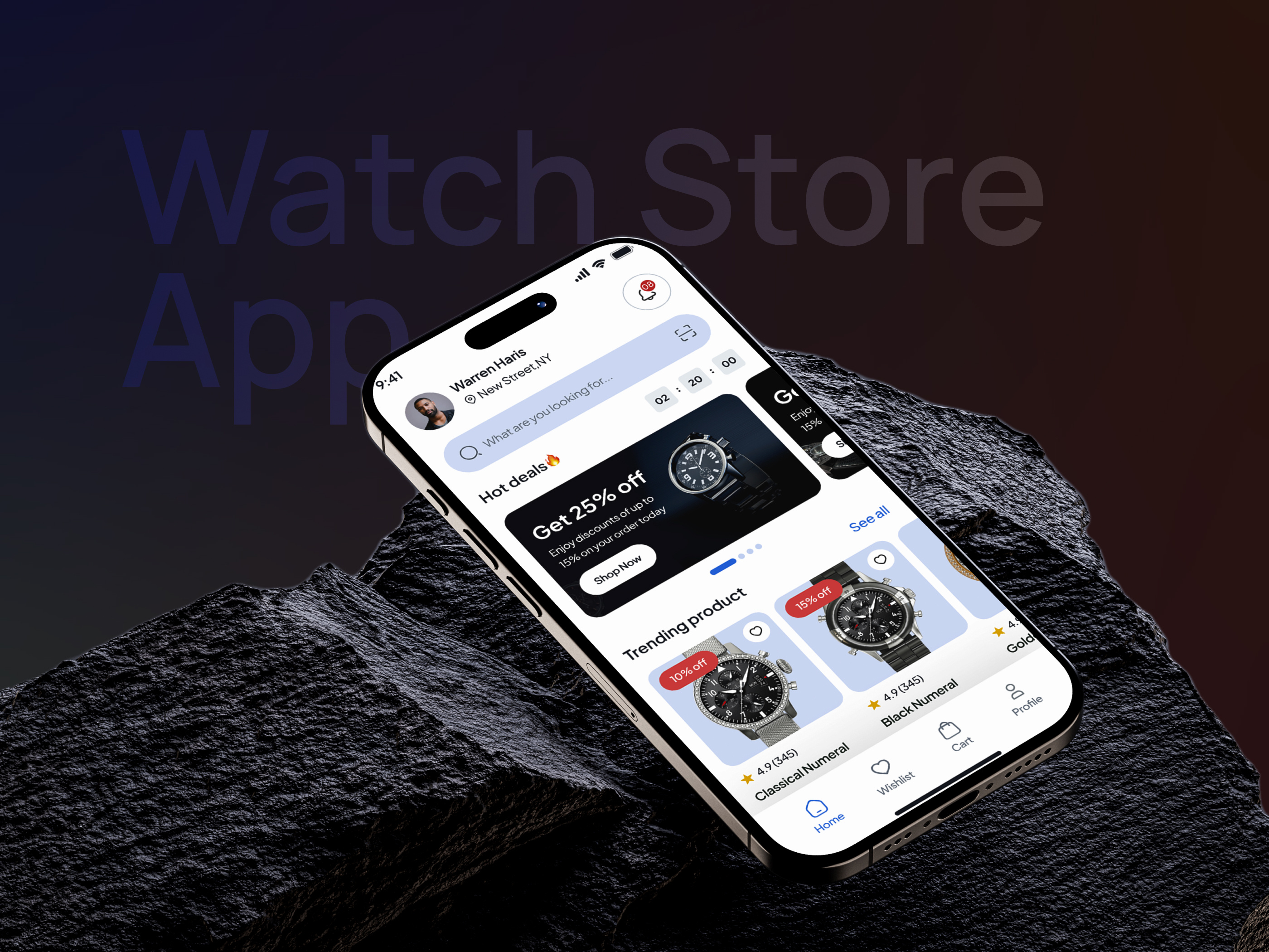 Watch Store App- Home Screen by Zawad Shahriar on Dribbble