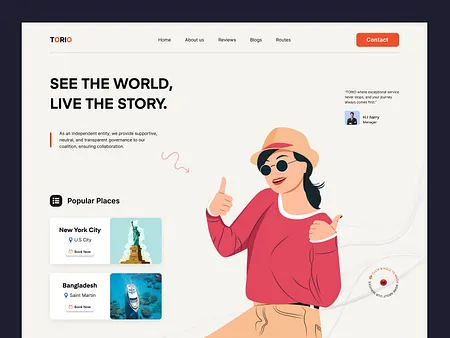 Travel UI designs, themes, templates and downloadable graphic elements ...