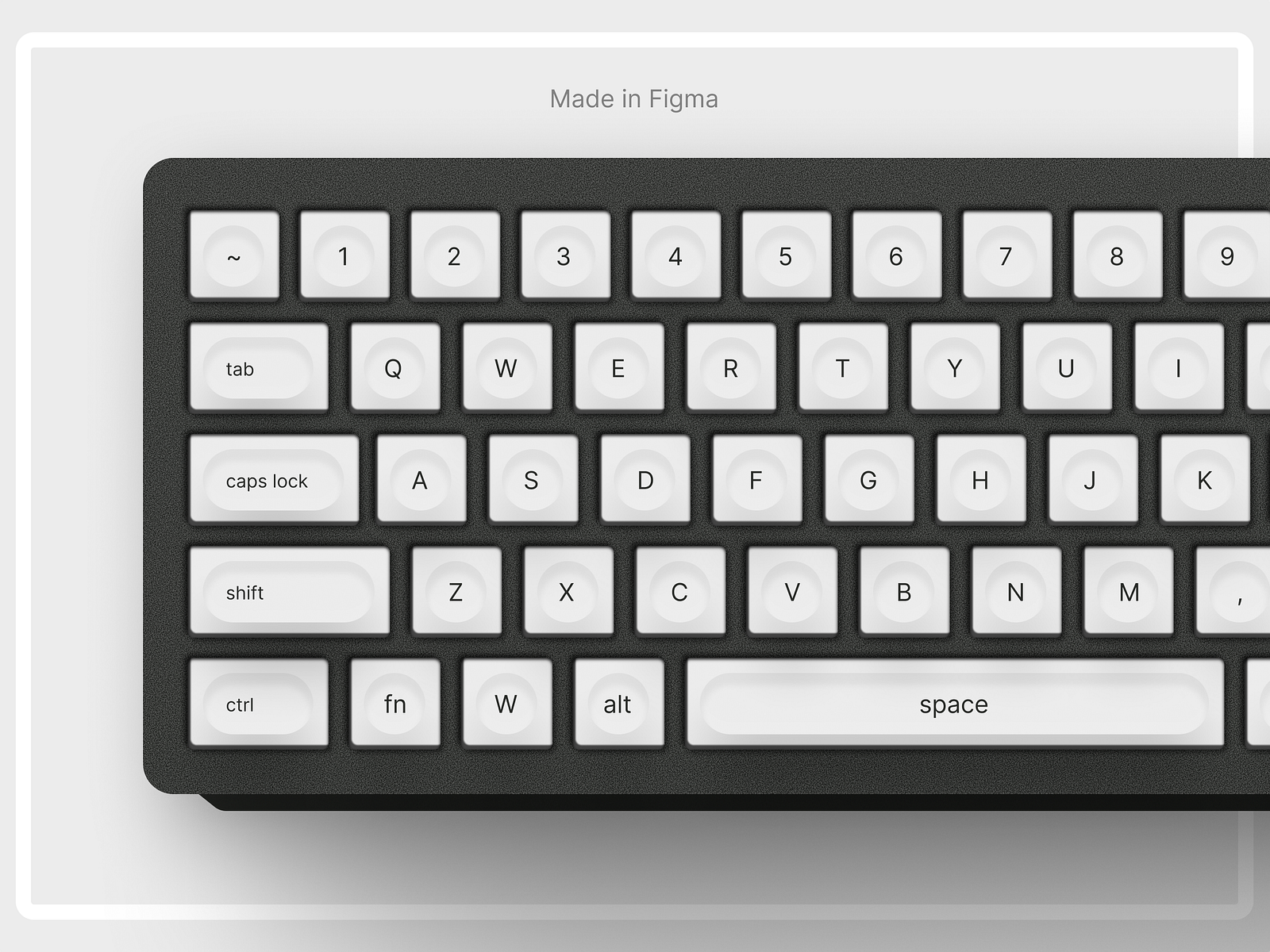 Stylish Minimalist Keyboard Design | Figma by Moeizoddin K. Kazi on ...