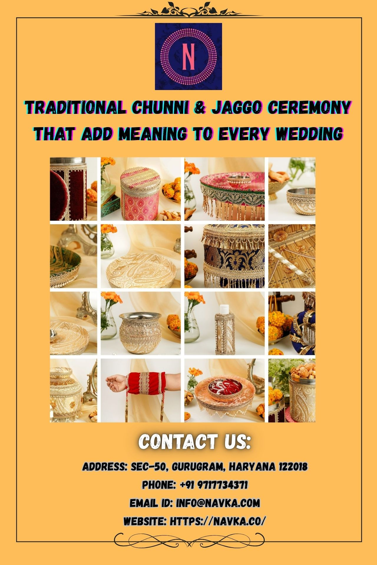 Traditional Chunni & Jaggo Ceremony That Add Meaning to Every by Navka ...