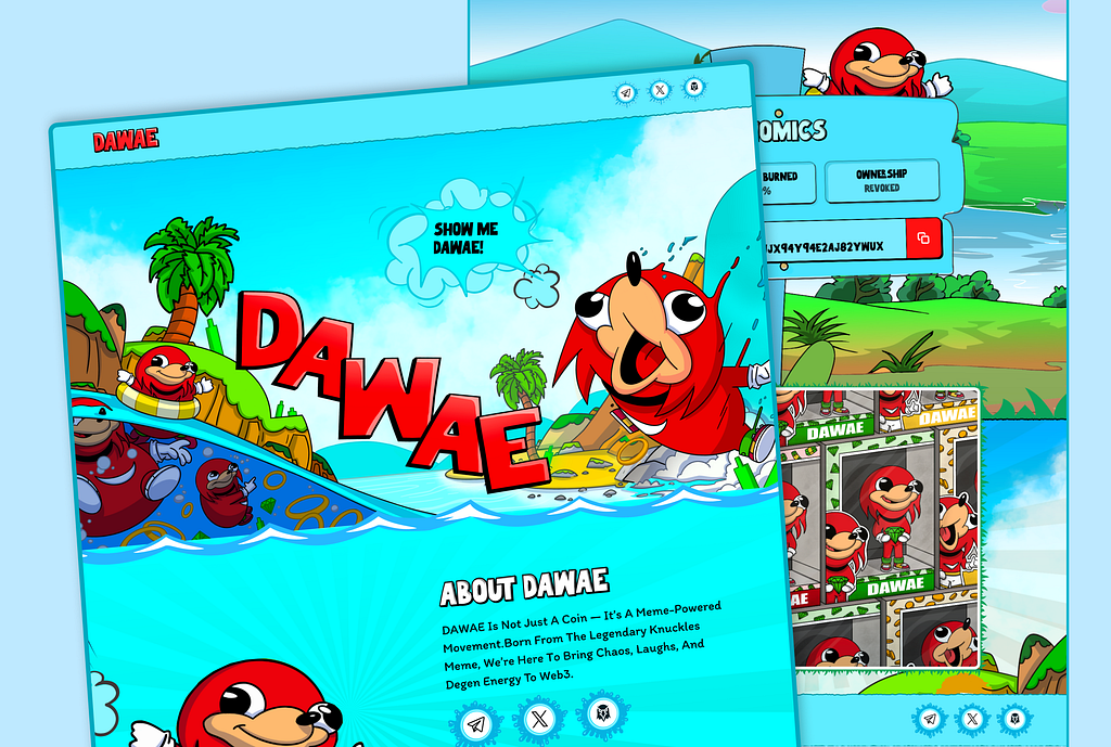 Meme coin token landing page by UX SAJIB on Dribbble