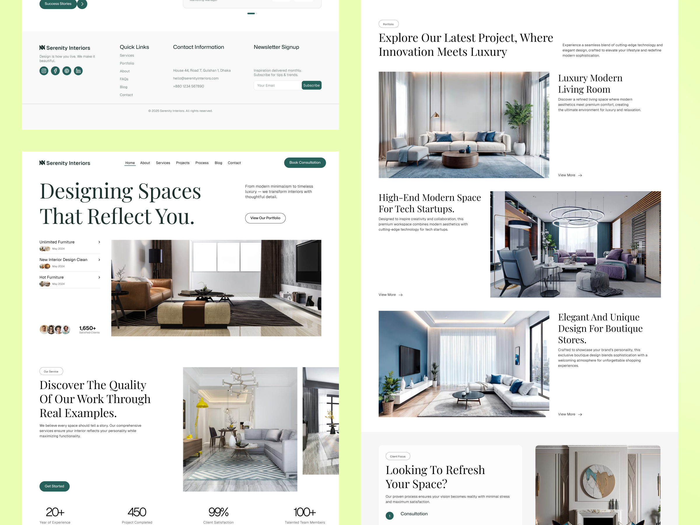 Serenity • Luxury Room Showcase • Interior Design Website by Jabel | UIUX & Web Design for Trexa ...