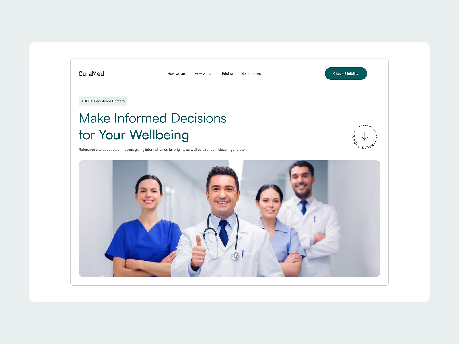 Healthcare Platform Hero Section Design by Aaditya Sharma on Dribbble